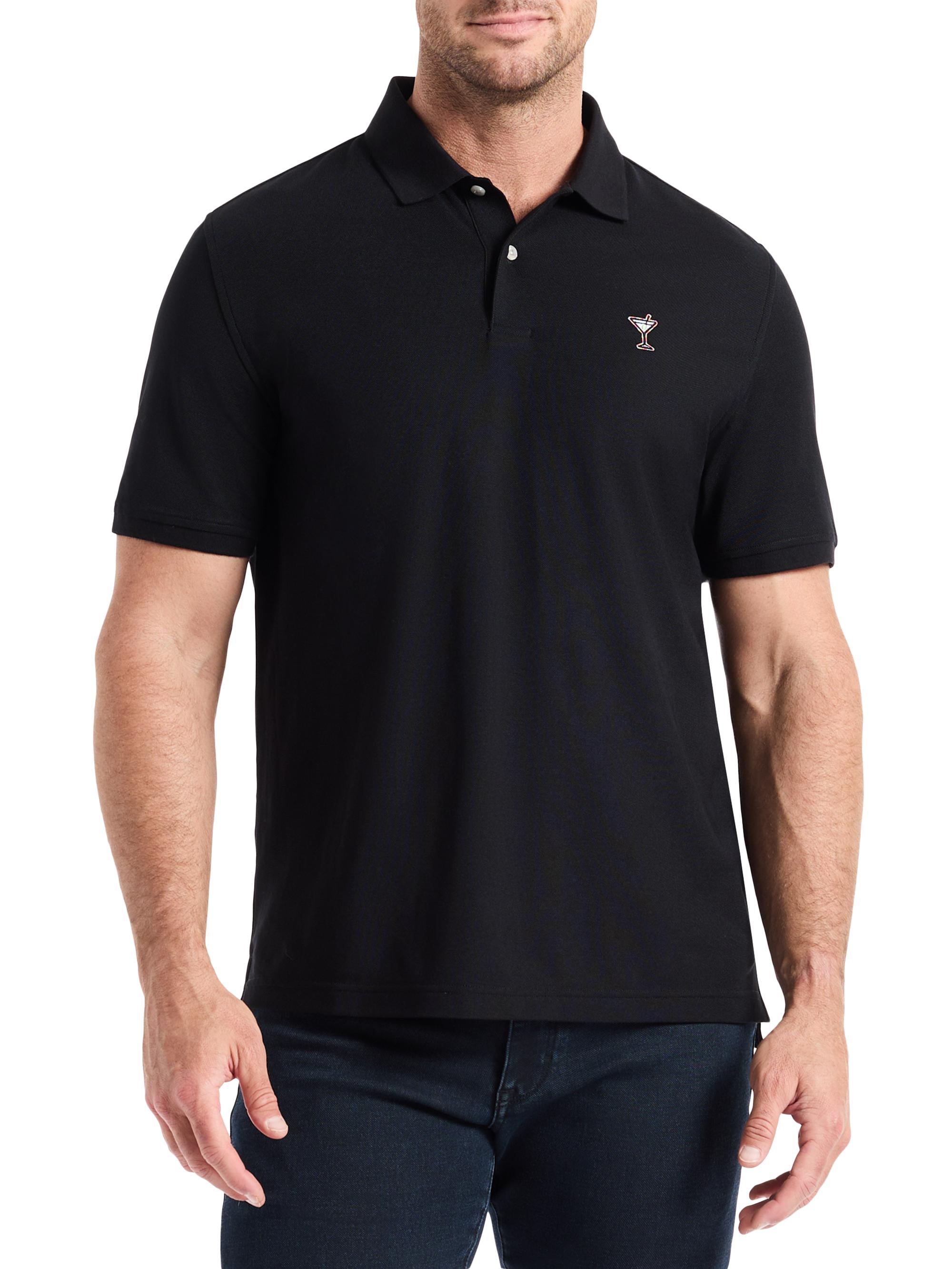Click here for Robert Graham Mens Belvar Logo Polo Shirt - Black... prices