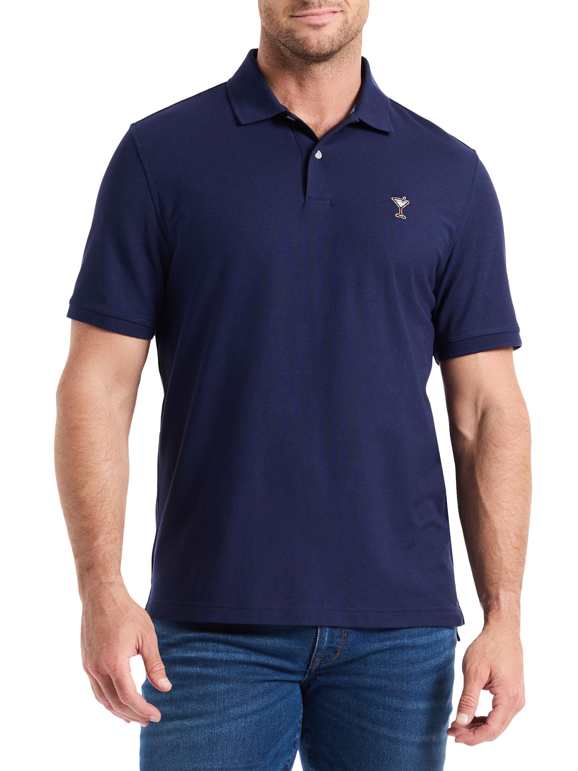 Click here for Robert Graham Mens Belvar Logo Polo Shirt - Navy -... prices