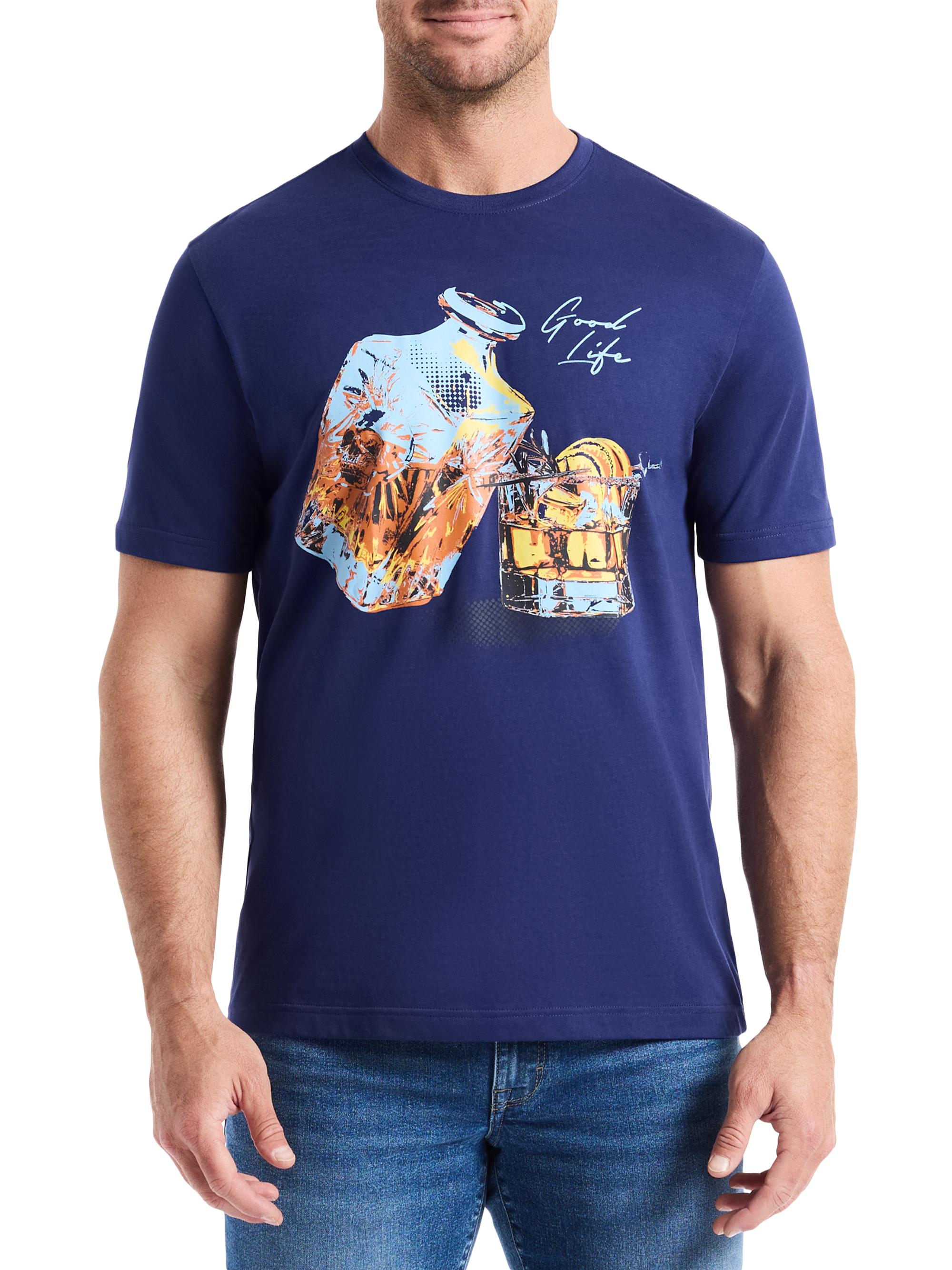 Click here for Robert Graham Mens Barrel Aged Graphic Cotton T-Sh... prices