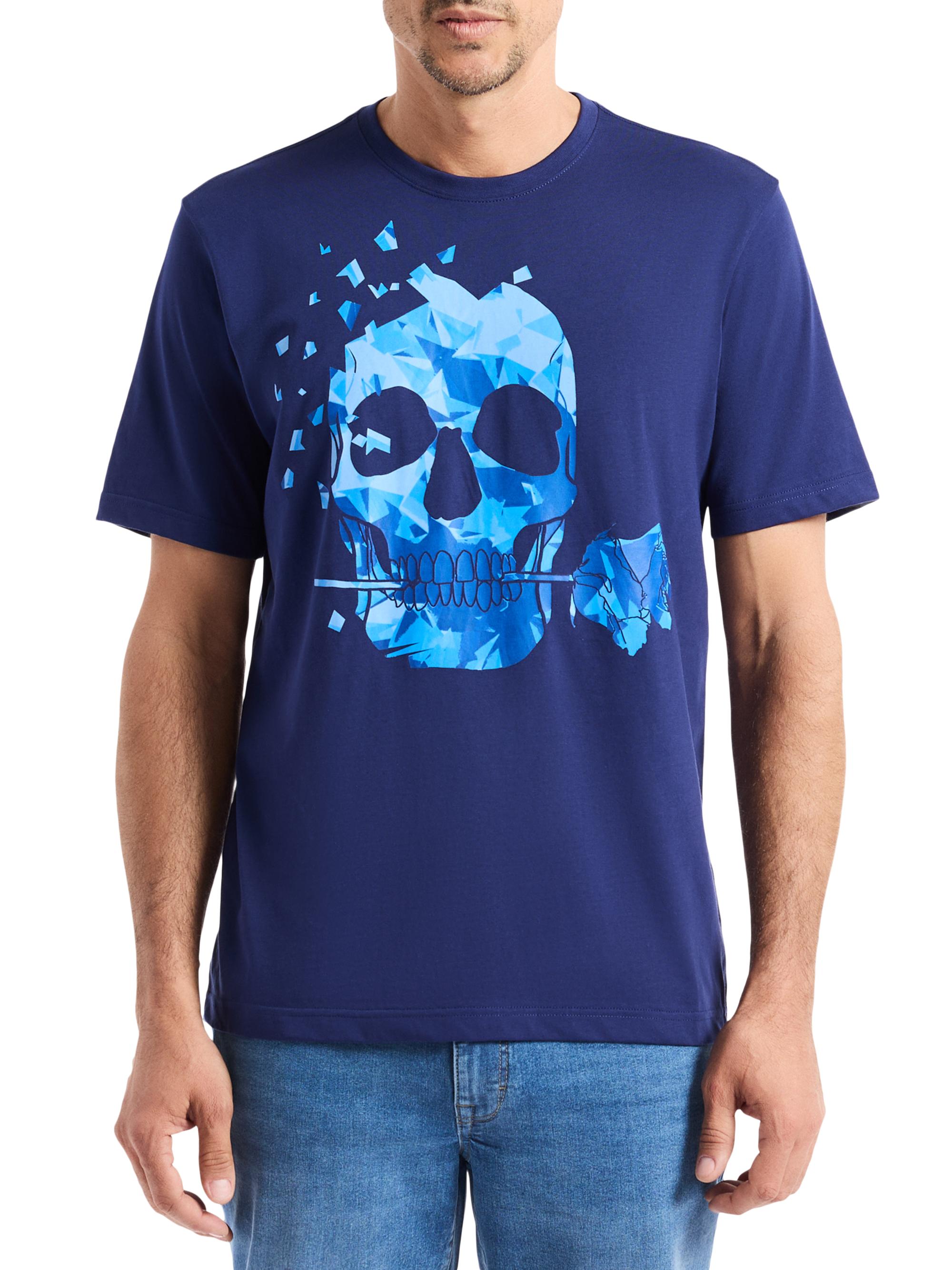 Click here for Robert Graham Mens Tile Skull Graphic Cotton T-Shi... prices