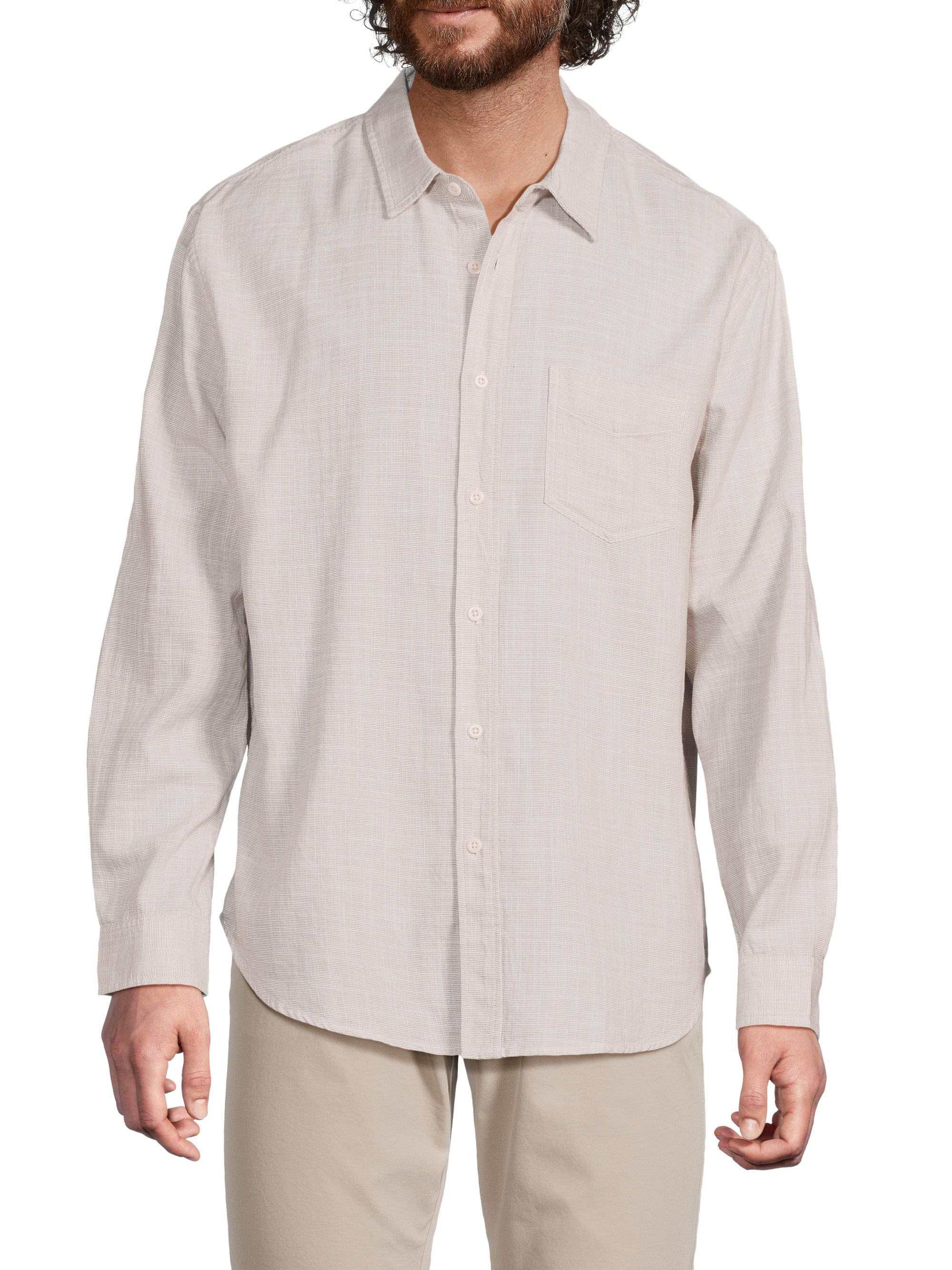 Click here for Rails Mens Wyatt Textured Relaxed-Fit Cotton Shirt... prices