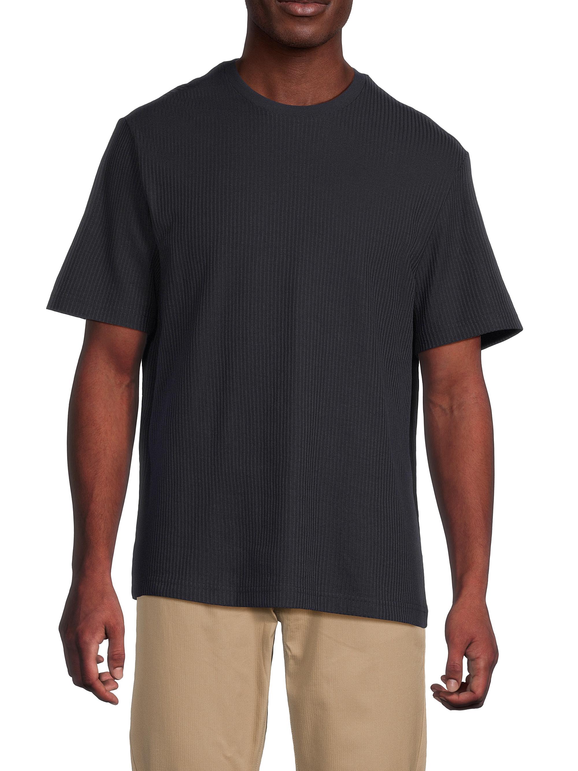 Click here for Ted Baker Mens Drop Needle Ribbed Cotton-Blend T-S... prices