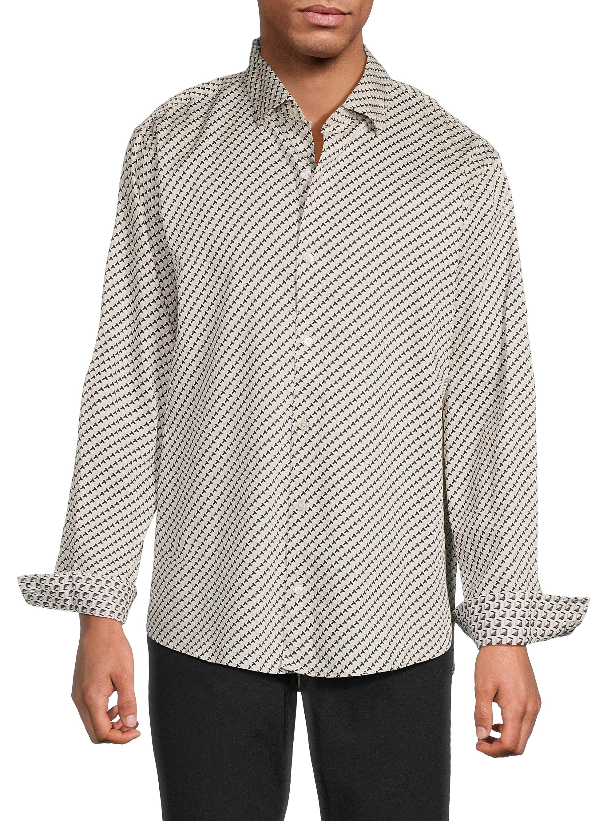 Click here for Ted Baker Mens Soren Printed Stretch Cotton Shirt... prices