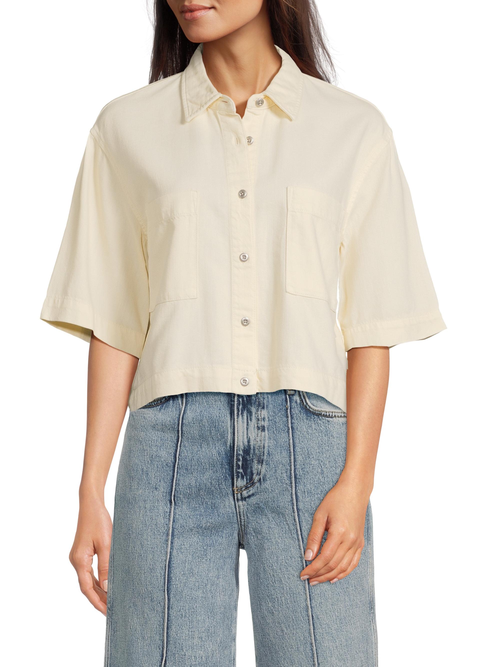 Click here for Rag & Bone Womens Lenna Ultra Featherweight Shirt... prices
