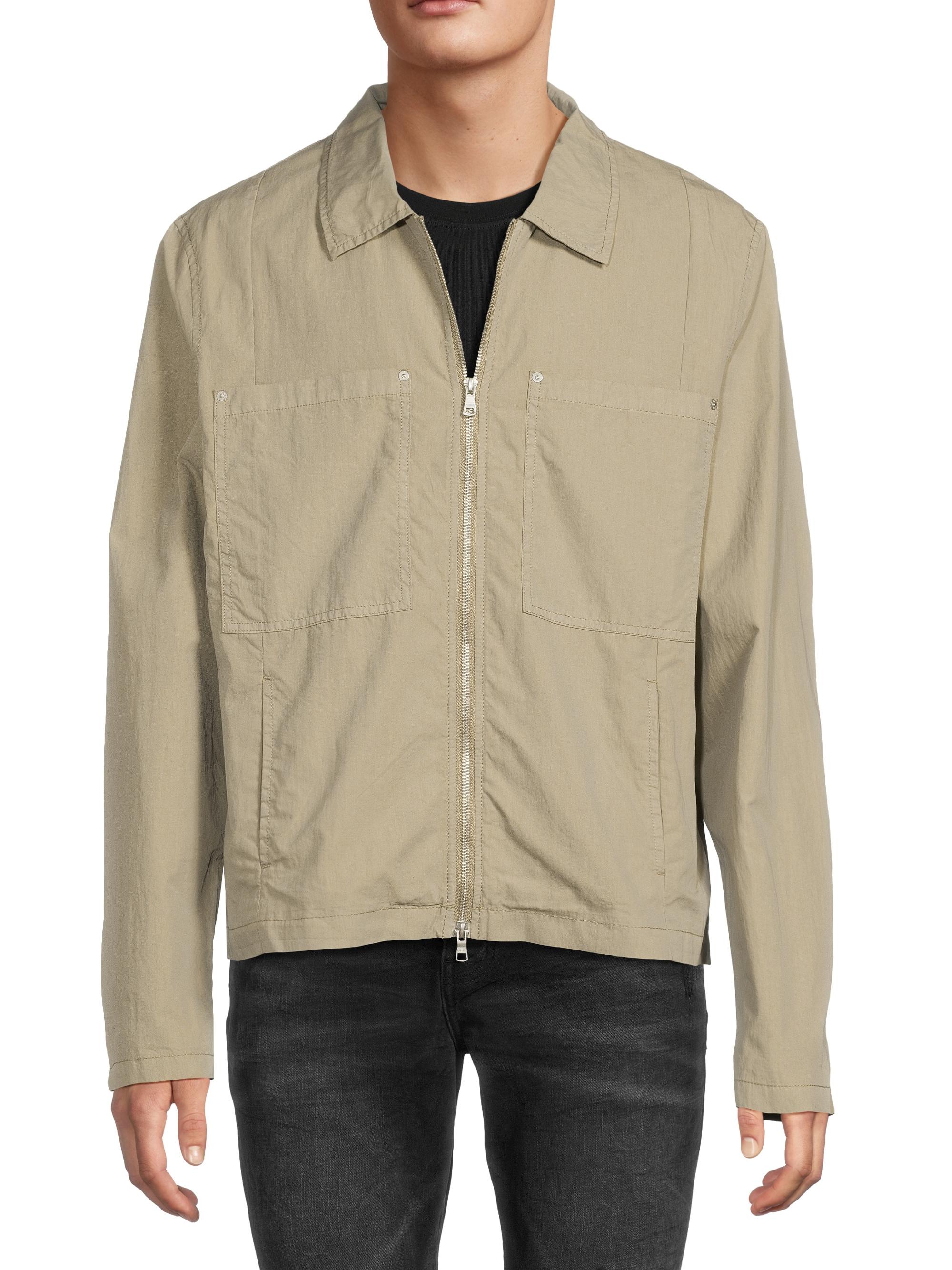 Click here for Hudson Jeans Mens Cotton-Blend Work Jacket - Cactu... prices