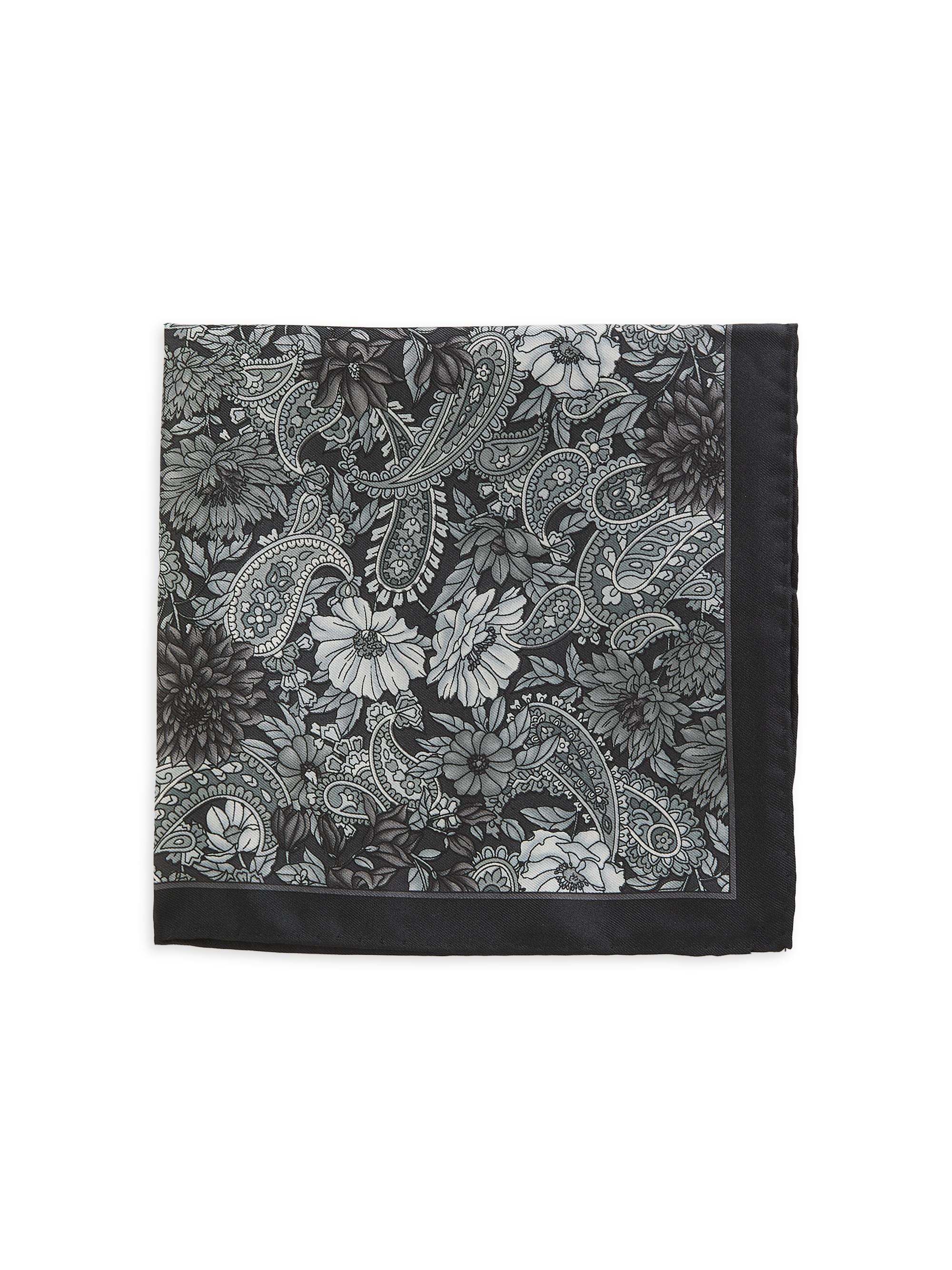 Click here for Robert Graham Mens Paisley Floral Silk Pocket Squa... prices