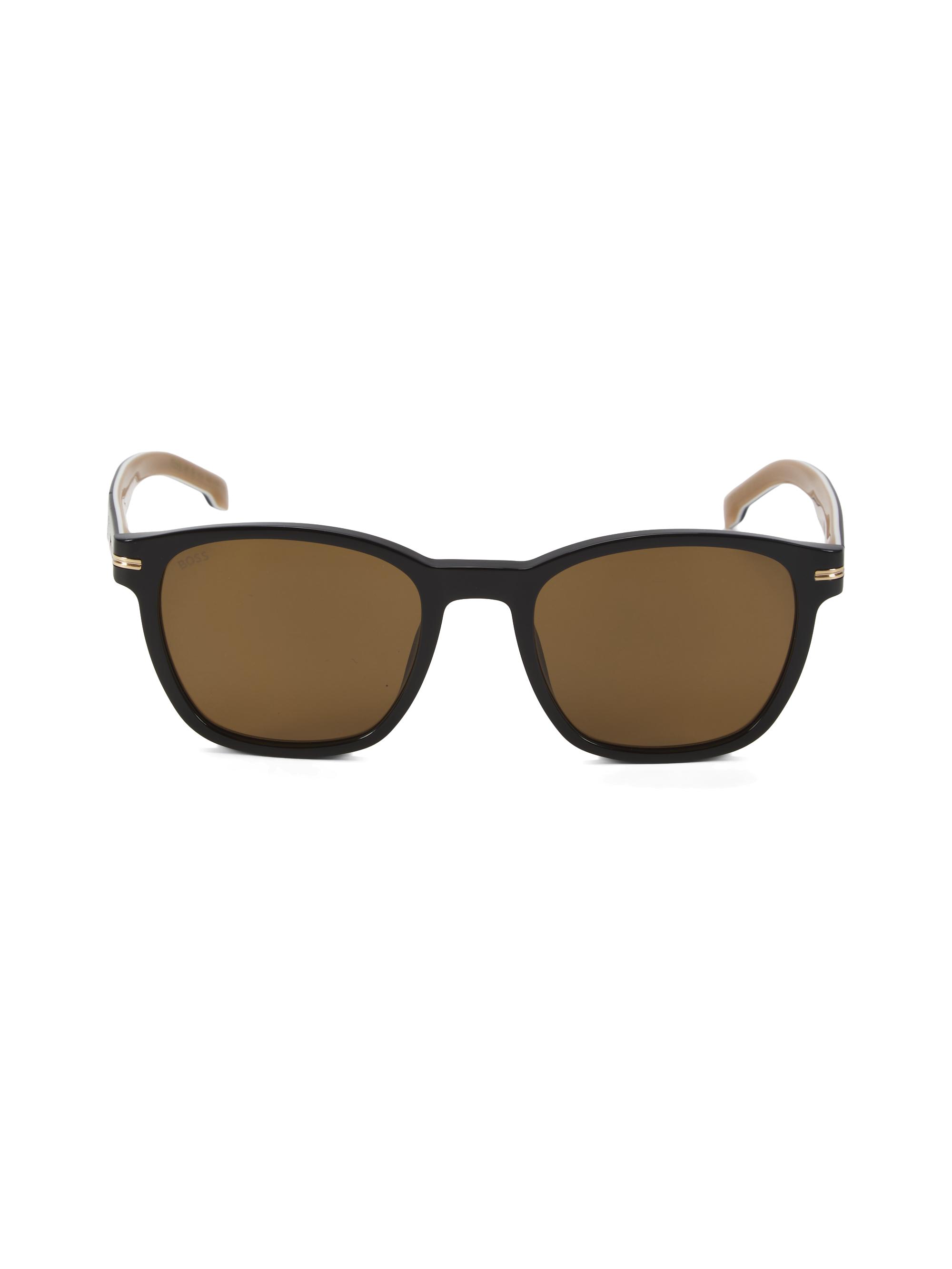 Click here for Boss Womens 52MM Square Sunglasses - Black Havana prices