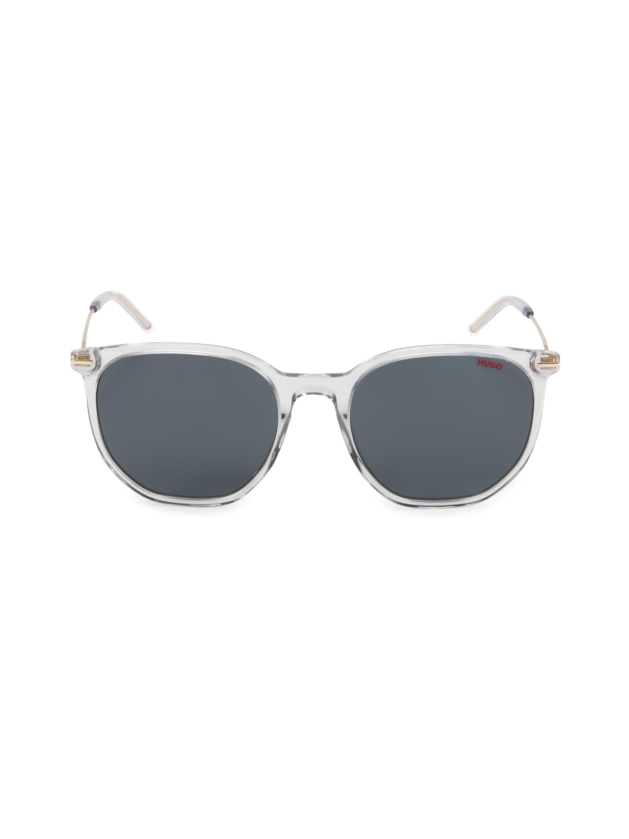 Click here for Hugo Womens 54MM Square Sunglasses - Clear Smoke prices