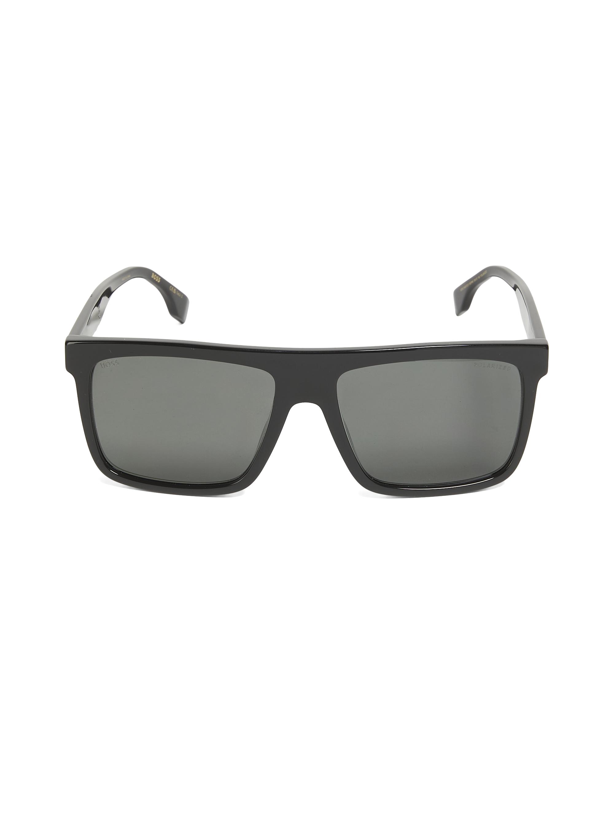 Click here for Boss Womens 59MM Polarized Square Sunglasses - Bla... prices