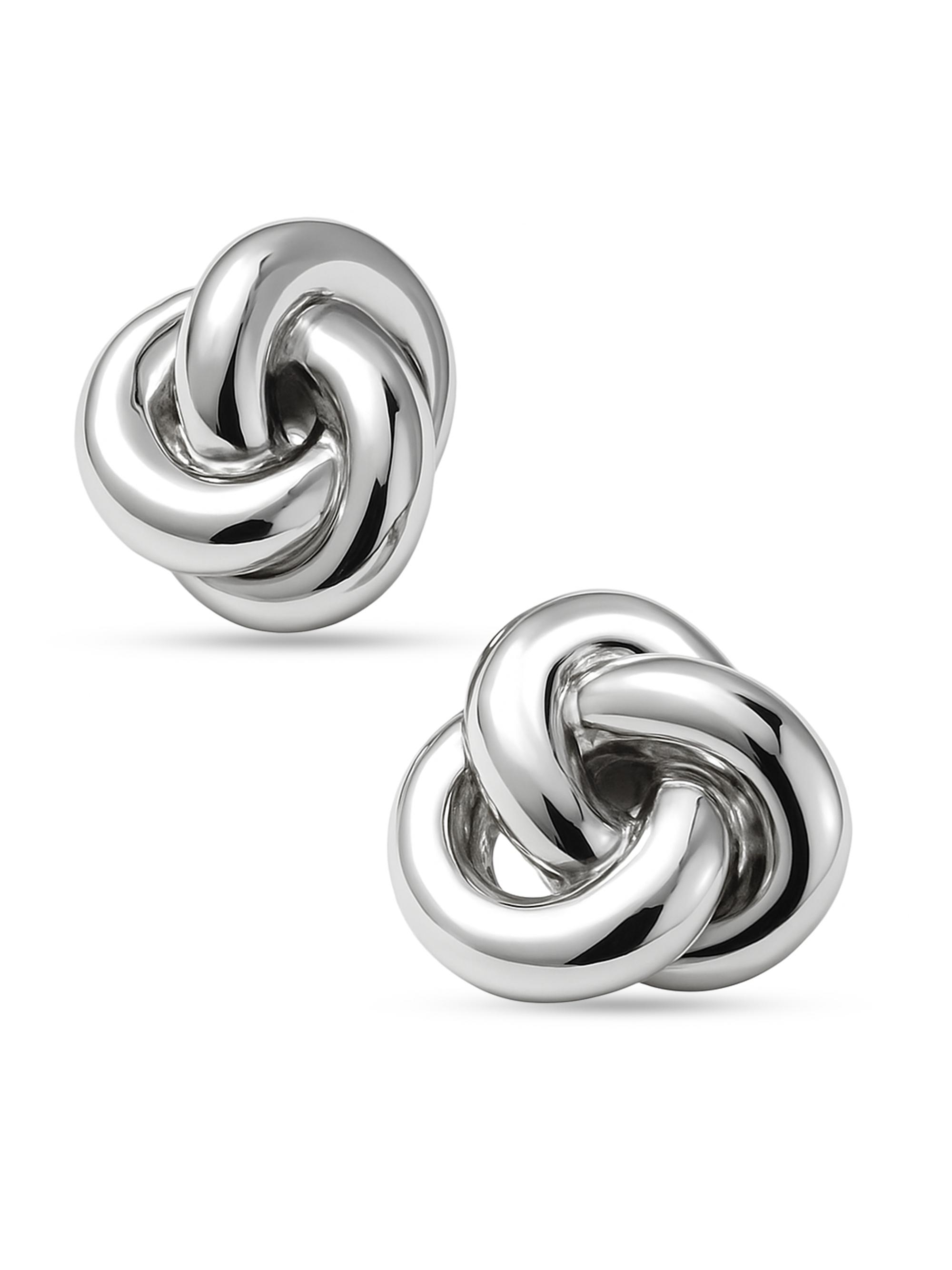 Click here for Fifth & Dune Womens Silver-Plated Twisted Knot Ear... prices