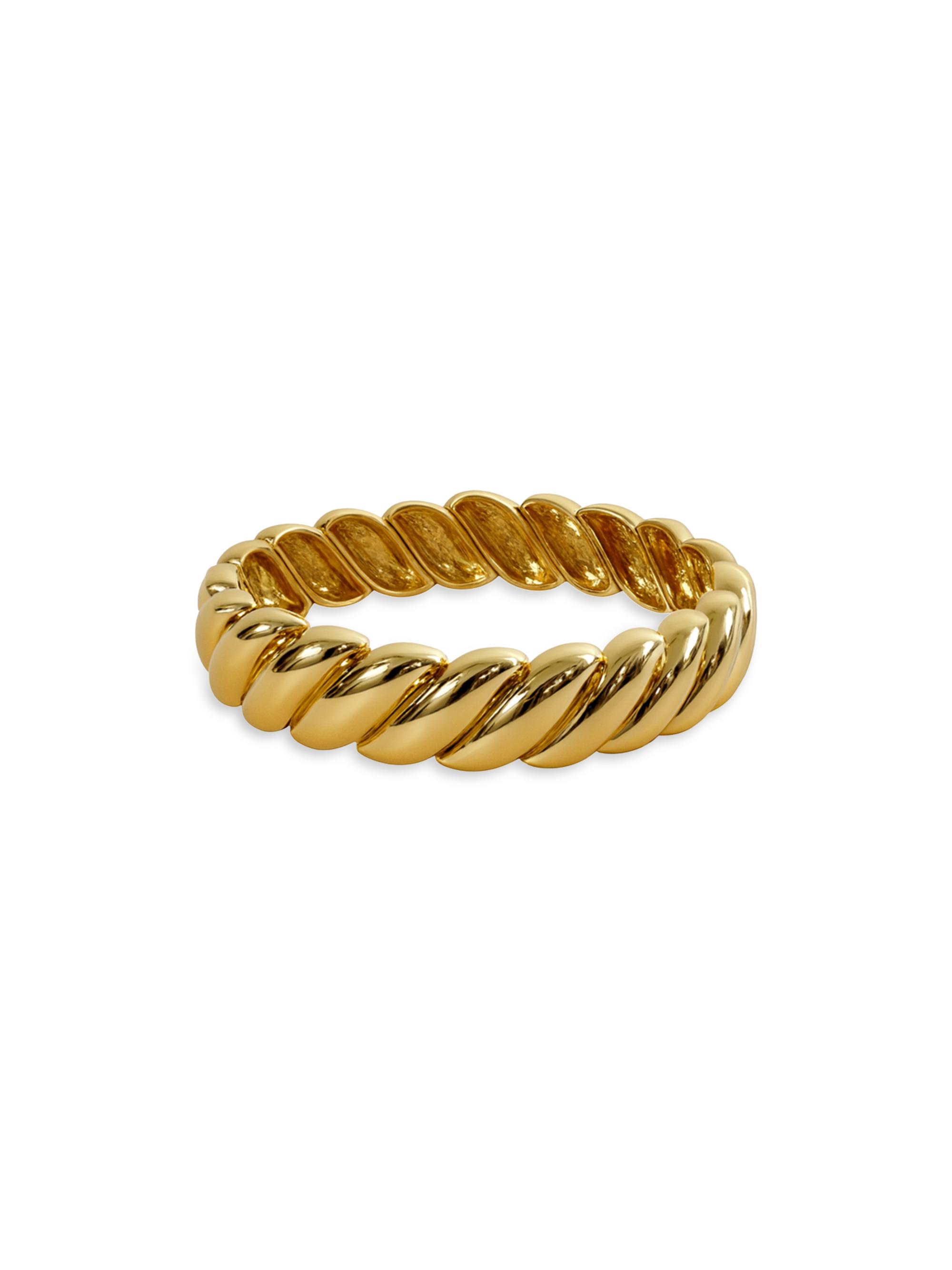 Click here for Fifth & Dune Womens Goldtone Twisted Bangle Bracel... prices