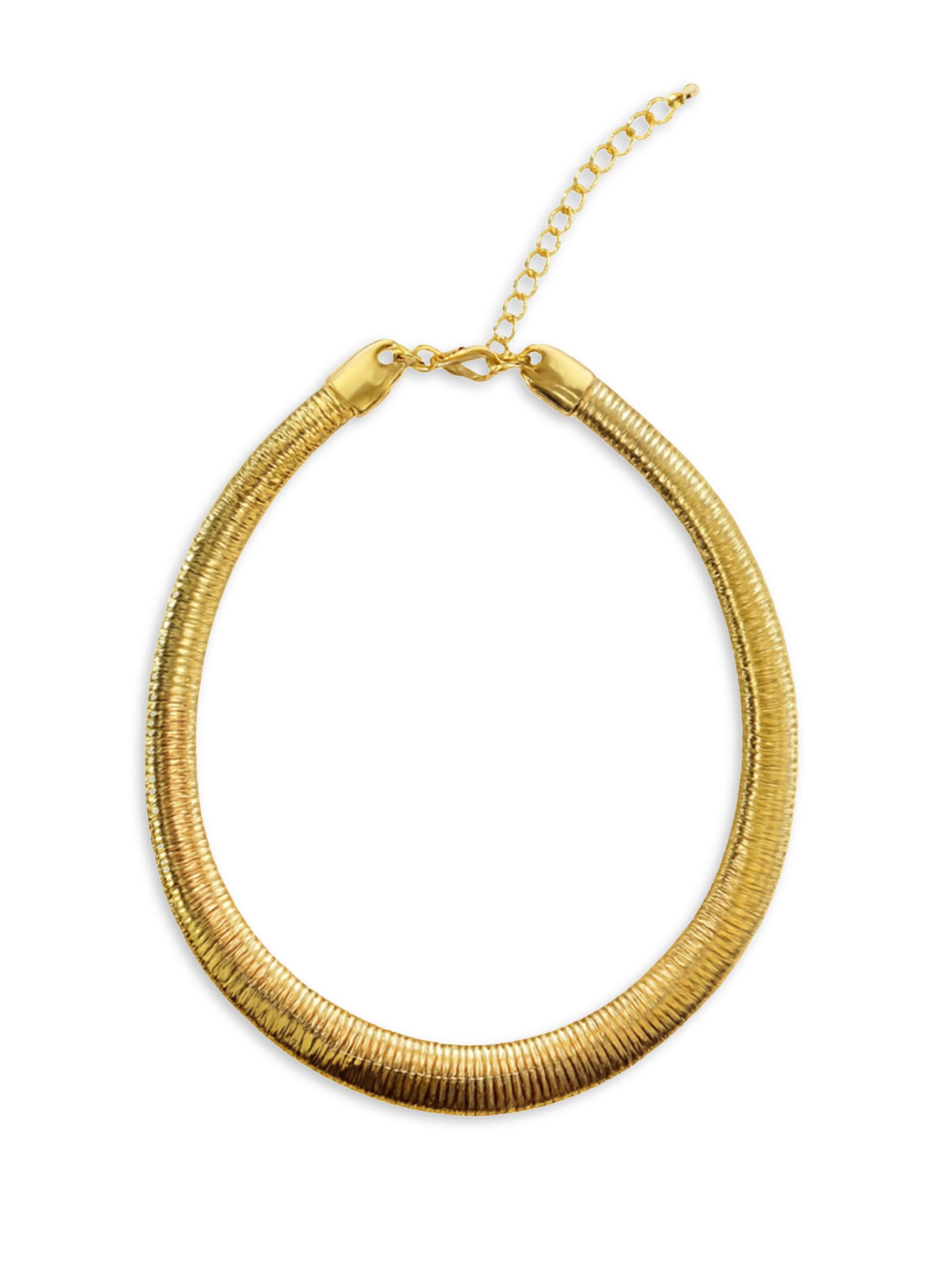 Click here for Fifth & Dune Womens Tubogas Goldtone Coiled Neckla... prices