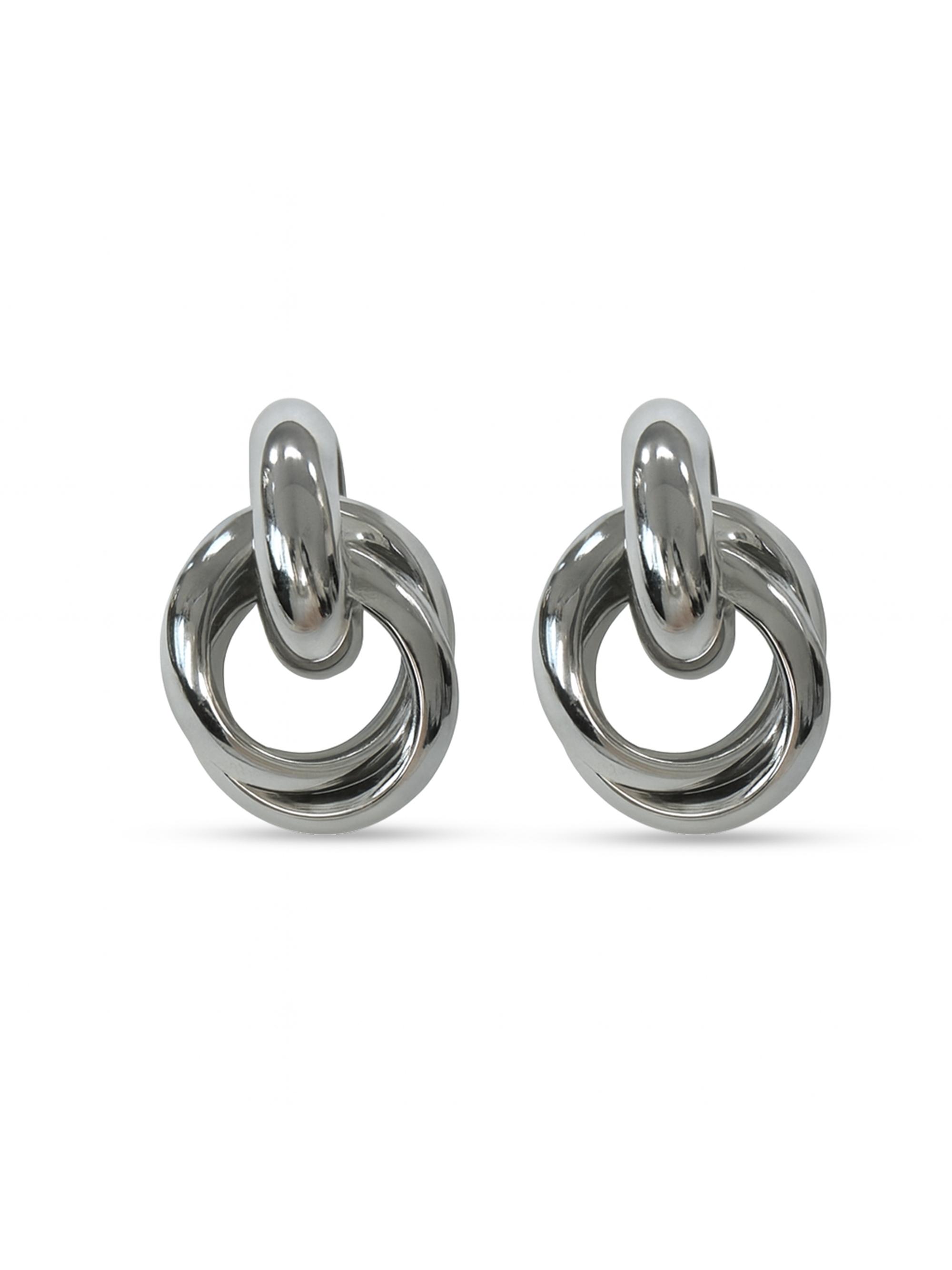 Click here for Fifth & Dune Womens Door Knocker Earrings - Silver prices