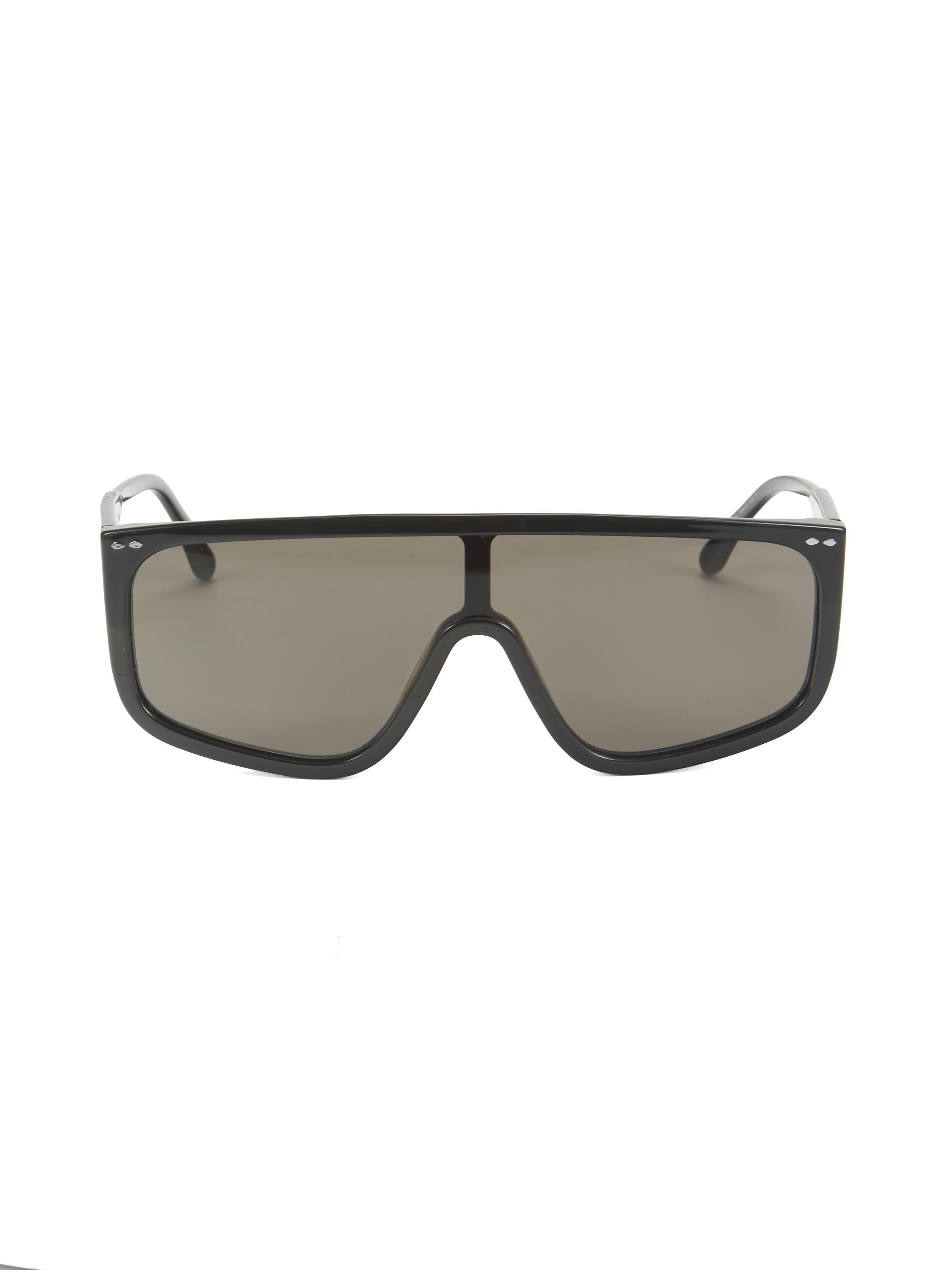 Click here for Isabel Marant Womens 75MM Shield Sunglasses - Blac... prices