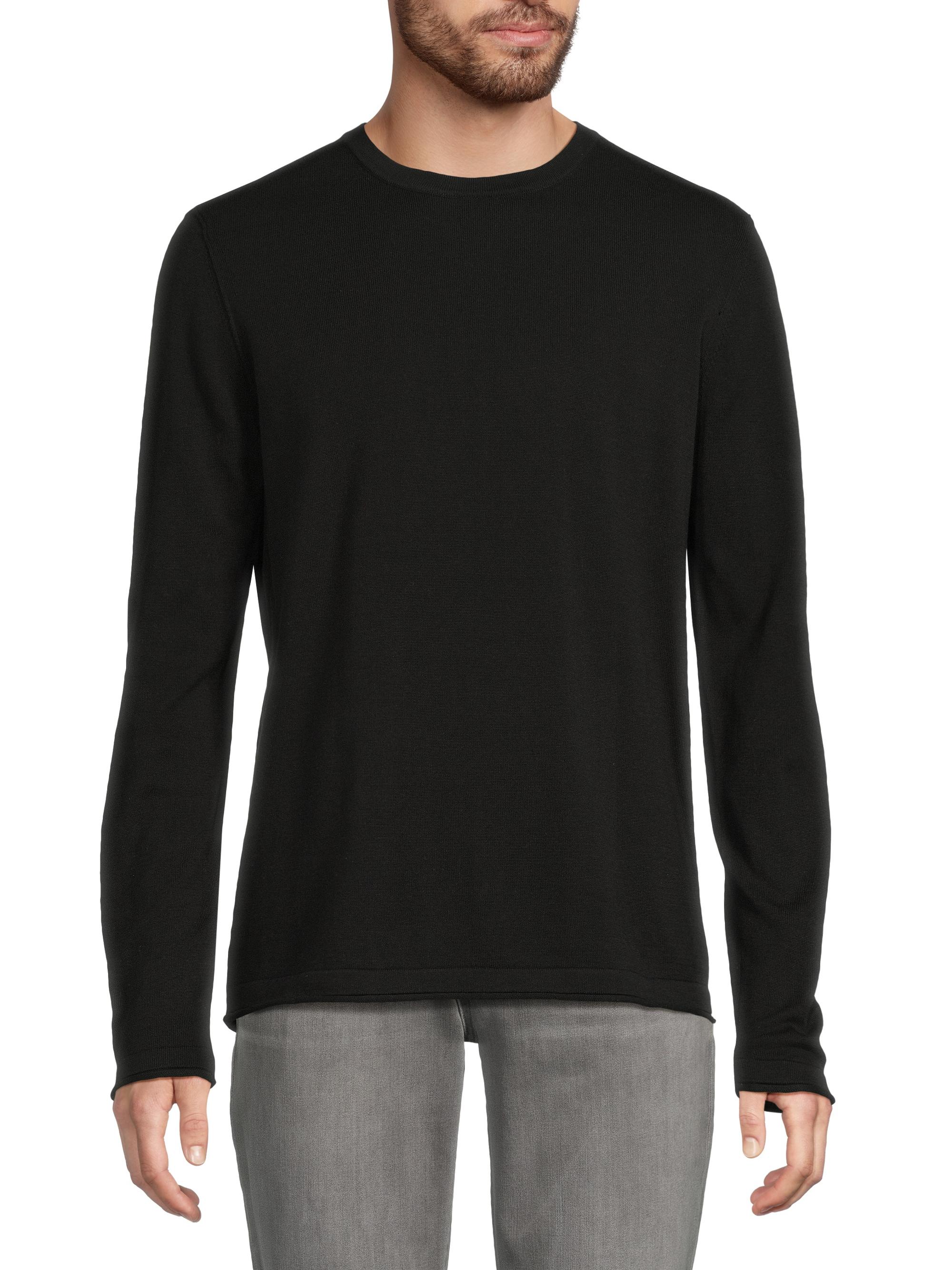 Click here for Joes Jeans Mens Cotton Crewneck Sweater - Black -... prices