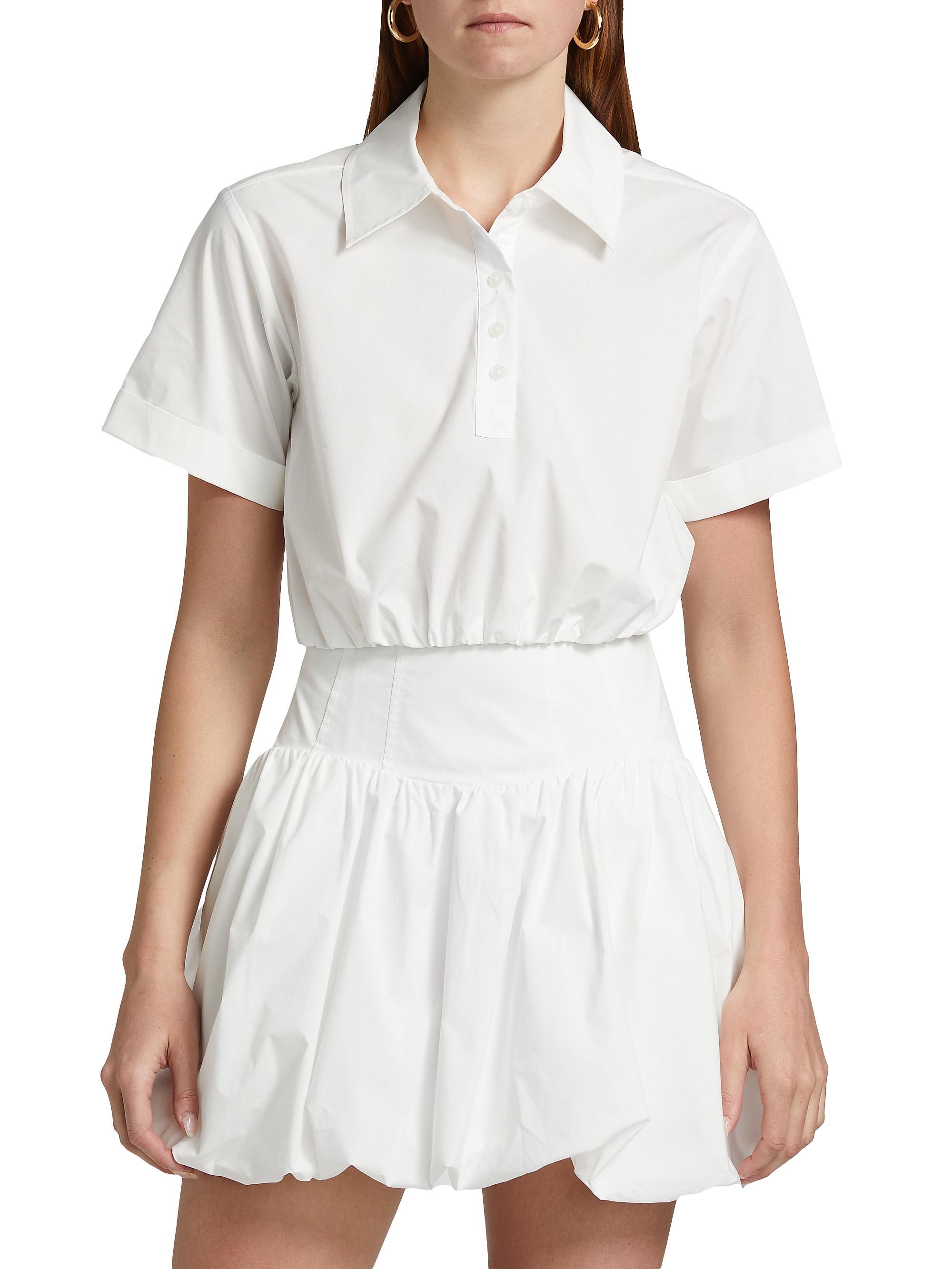 Click here for Simkhai Womens Nicky Cropped Top - White - Size XS prices