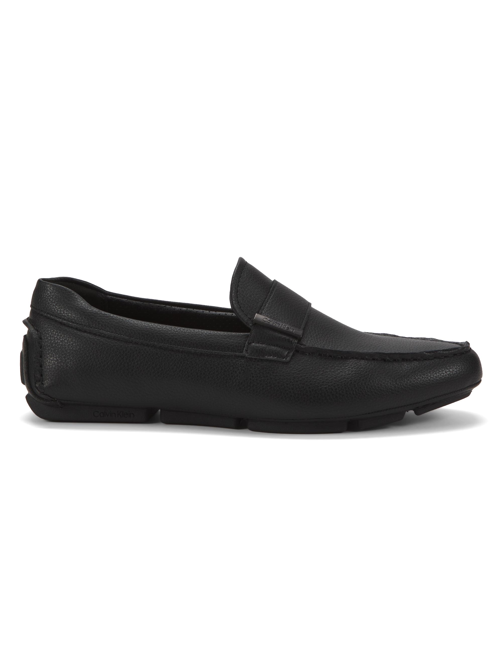 Click here for Calvin Klein Mens Moc-Toe Driving Loafers - Black... prices