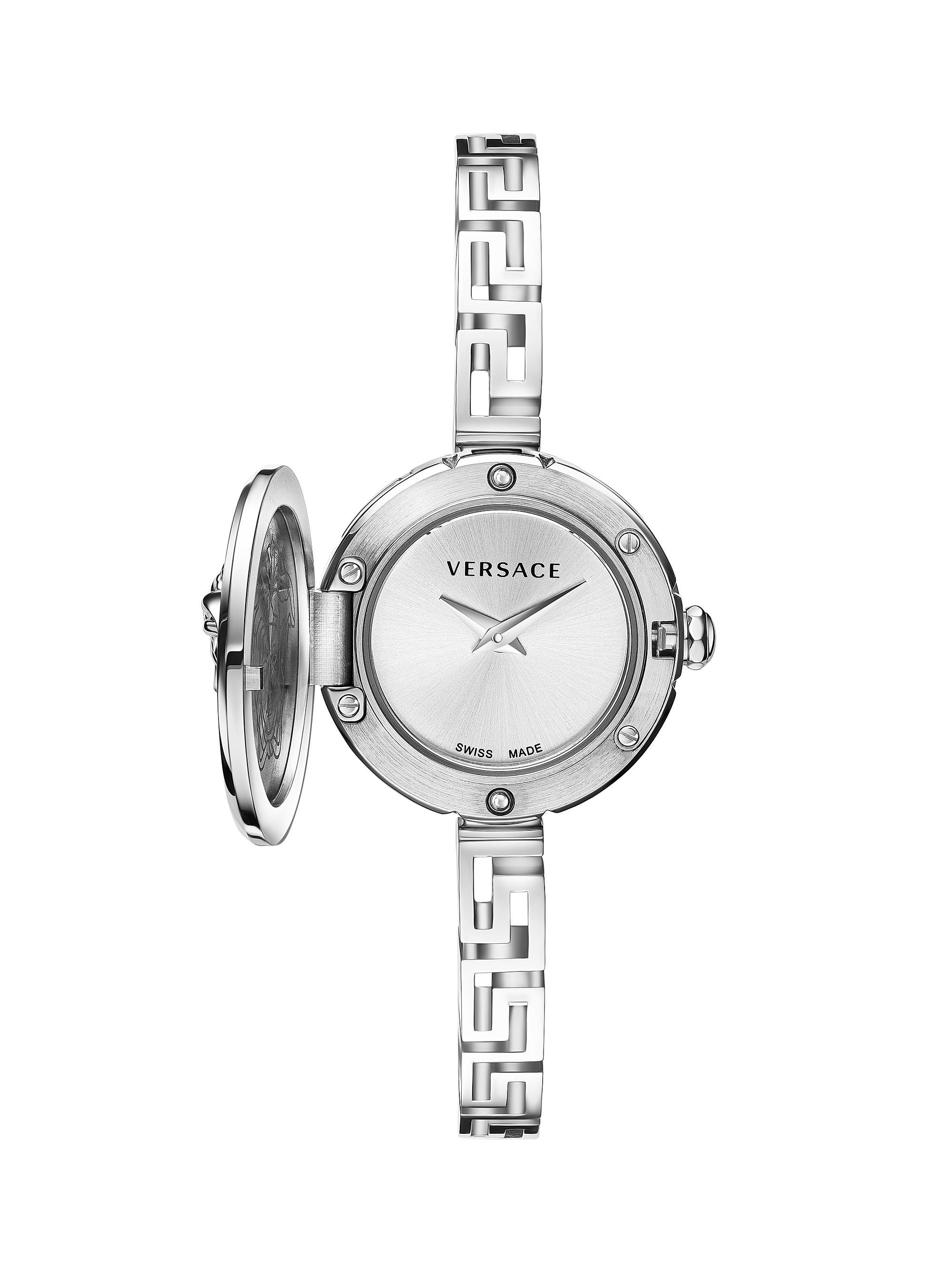 Click here for Versace Womens Medusa Secret Stainless Steel Brace... prices