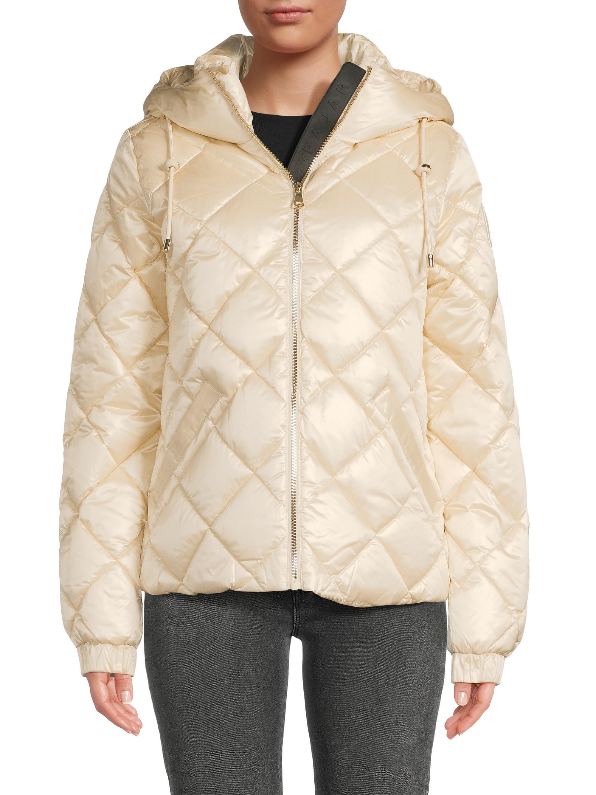 Click here for Pajar Womens Skylynn Diamond-Quilted Hooded Jacket... prices