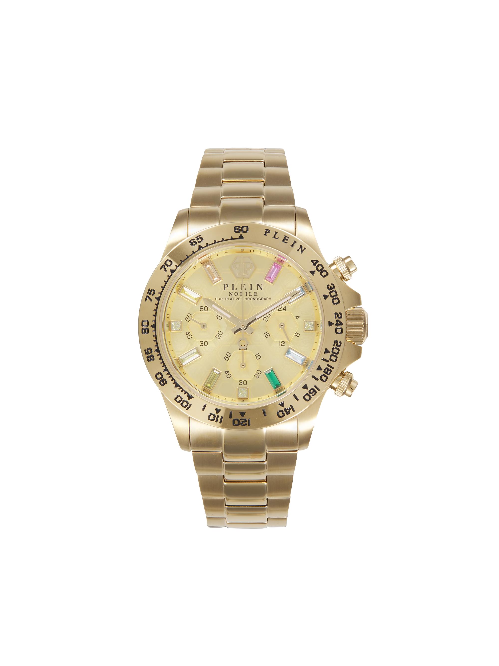 Click here for Philipp Plein Womens Nobile IP Goldtone Stainless... prices