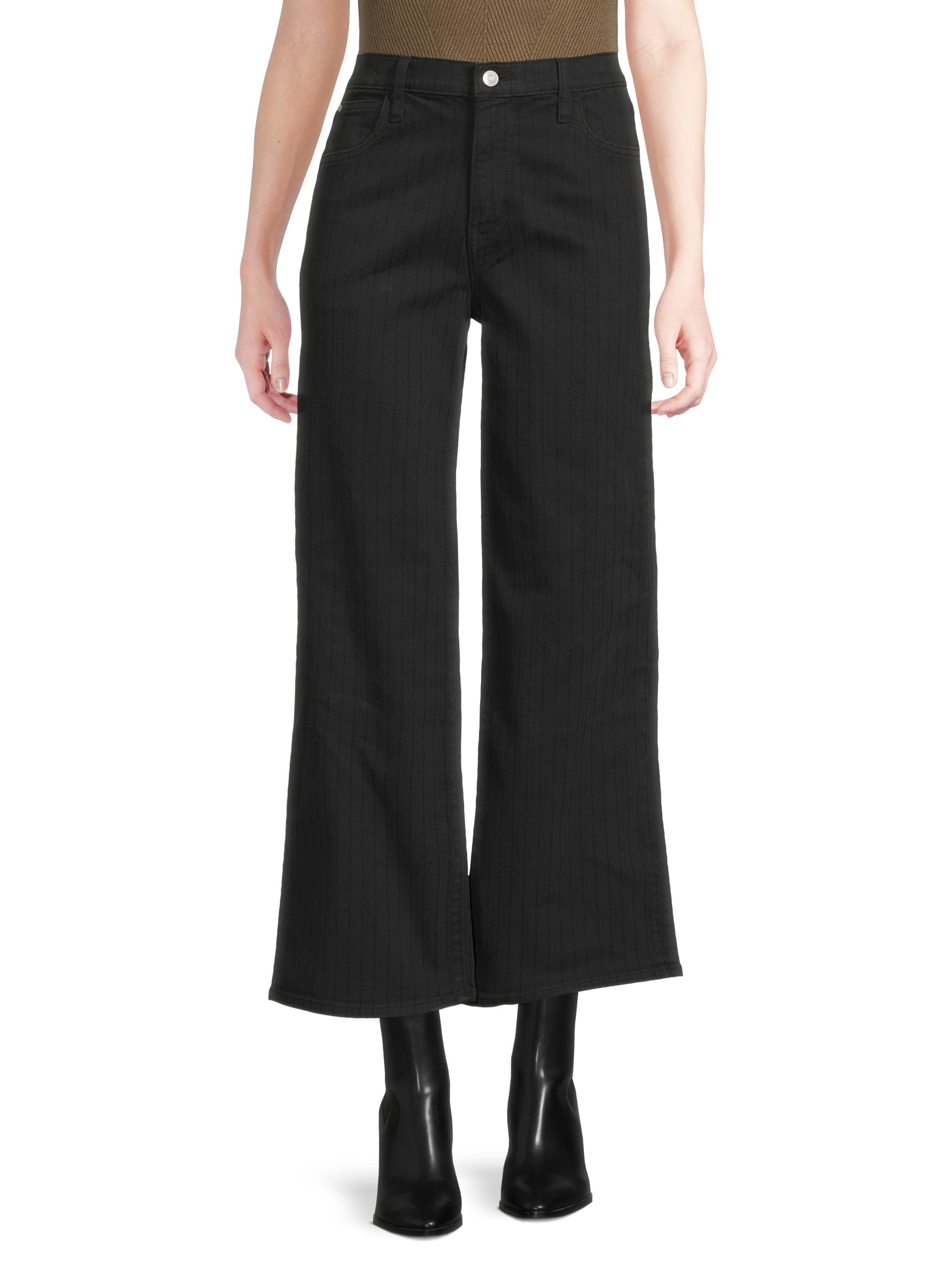 Click here for Hudson Jeans Womens Rosalie Striped Wide-Leg Ankle... prices