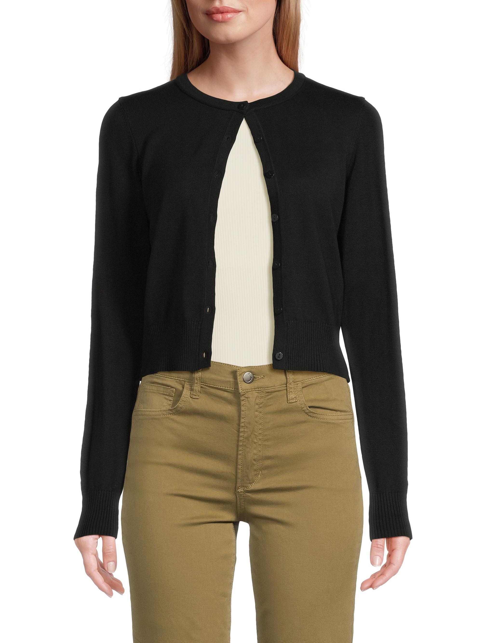 Click here for Joes Jeans Womens The Dani Solid Cardigan - Black... prices