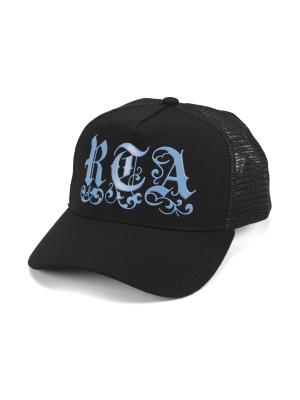 RTA Gideon Graphic Mesh Trucker Hat on SALE | Saks OFF 5TH