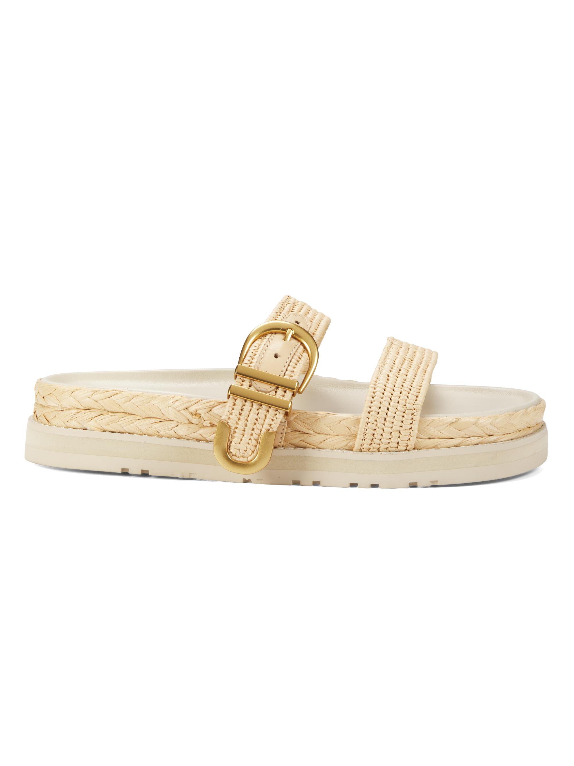 Click here for Simkhai Womens Aida Raffia Sandals - Natural - Siz... prices