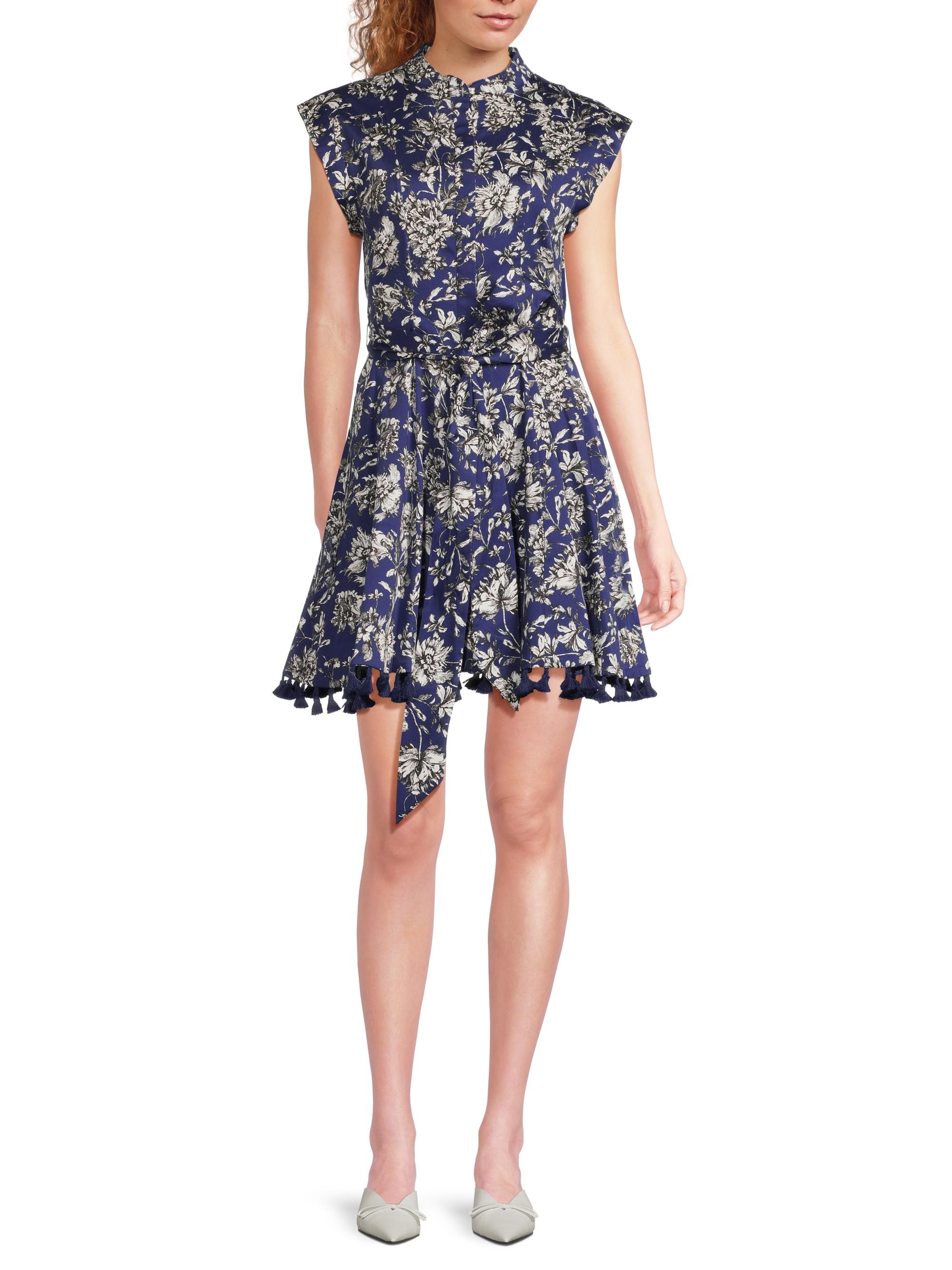 Click here for Alice + Olivia Womens Lucy Cuffed Cap Floral Cotto... prices