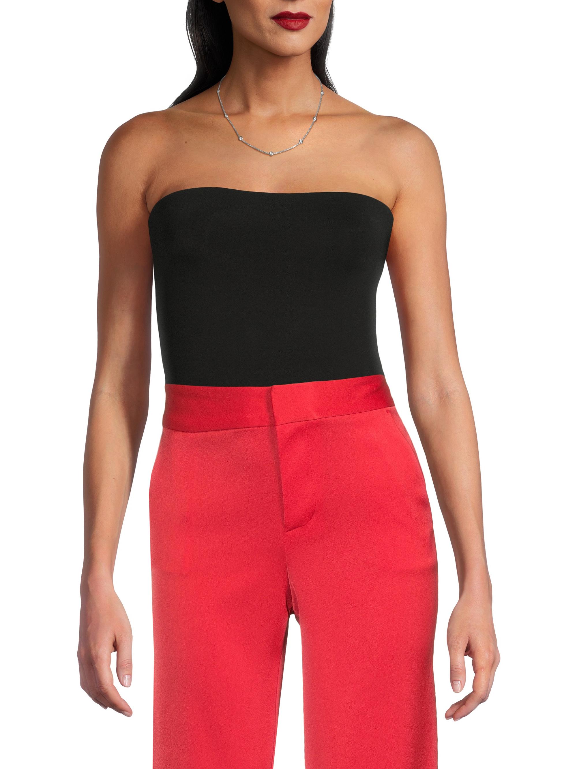 Click here for Alice + Olivia Womens Bandeau Stretch Bodysuit - B... prices