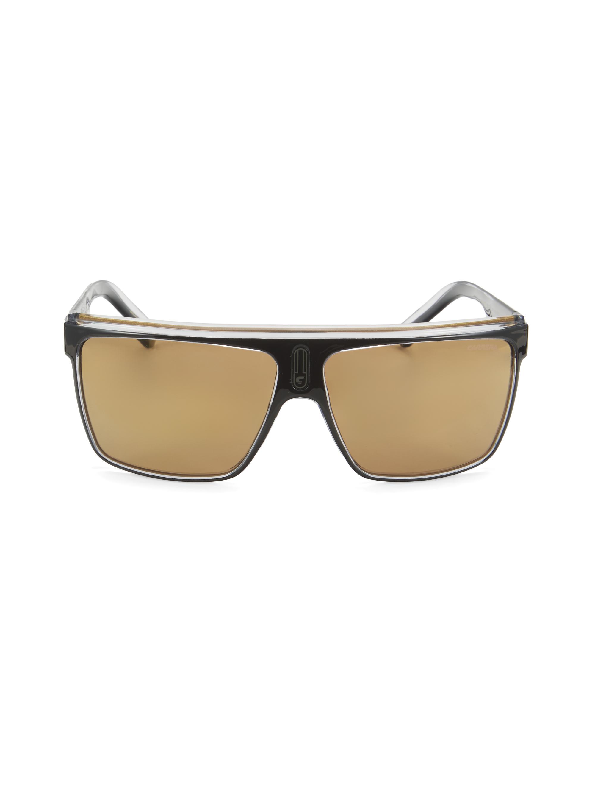 Click here for Carrera Womens 63MM Square Sunglasses - Black Gold prices