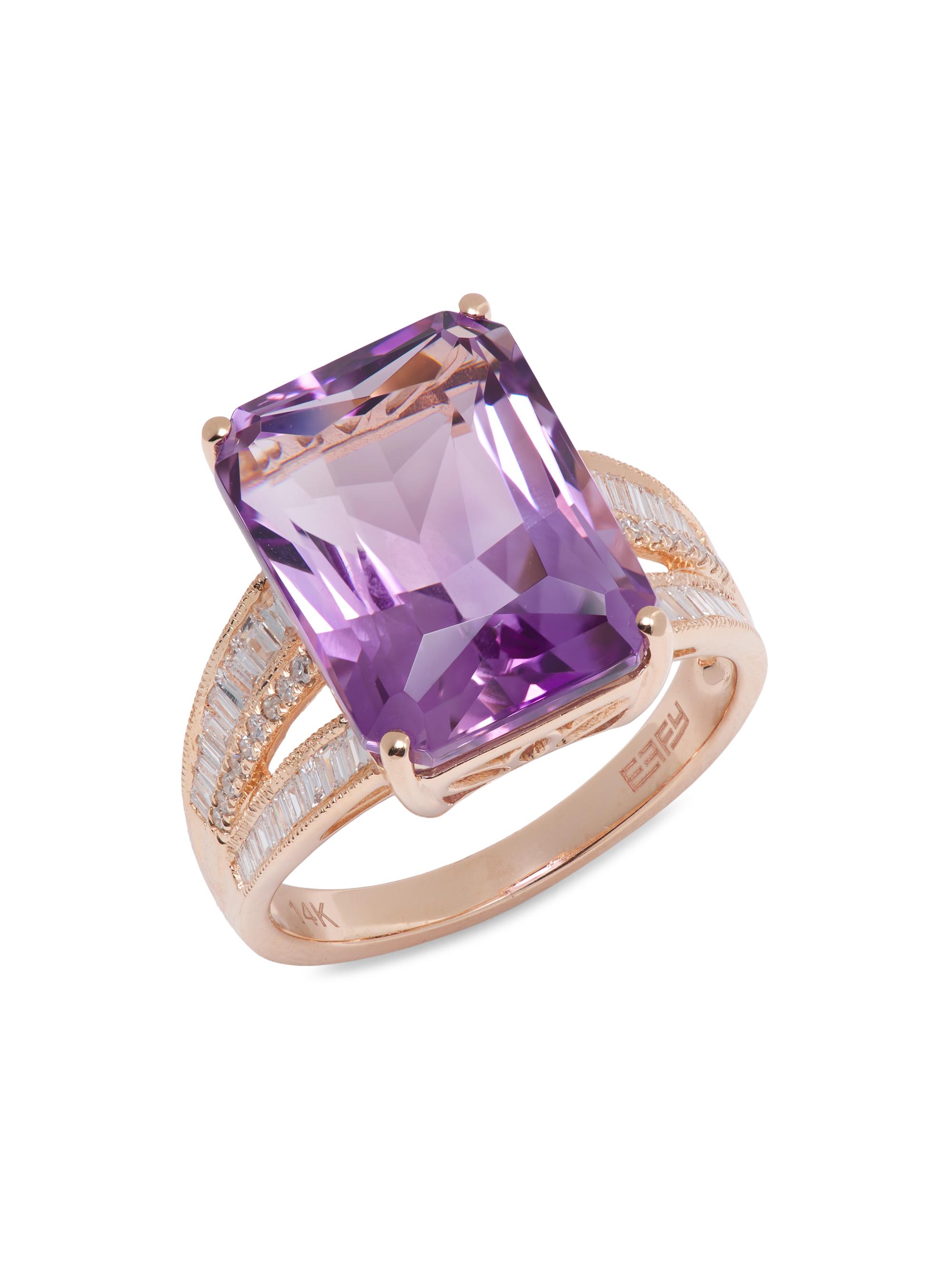 Click here for Effy Pink Amethyst (15-1/2 ct. t.w.) & Diamond (3/... prices