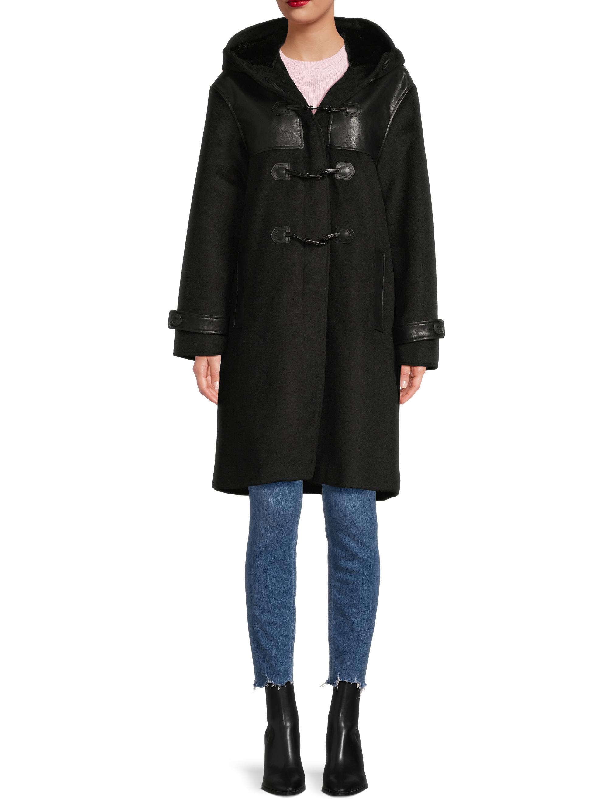 Click here for Rebecca Minkoff Womens Faux-Leather Yoke Toggle Co... prices