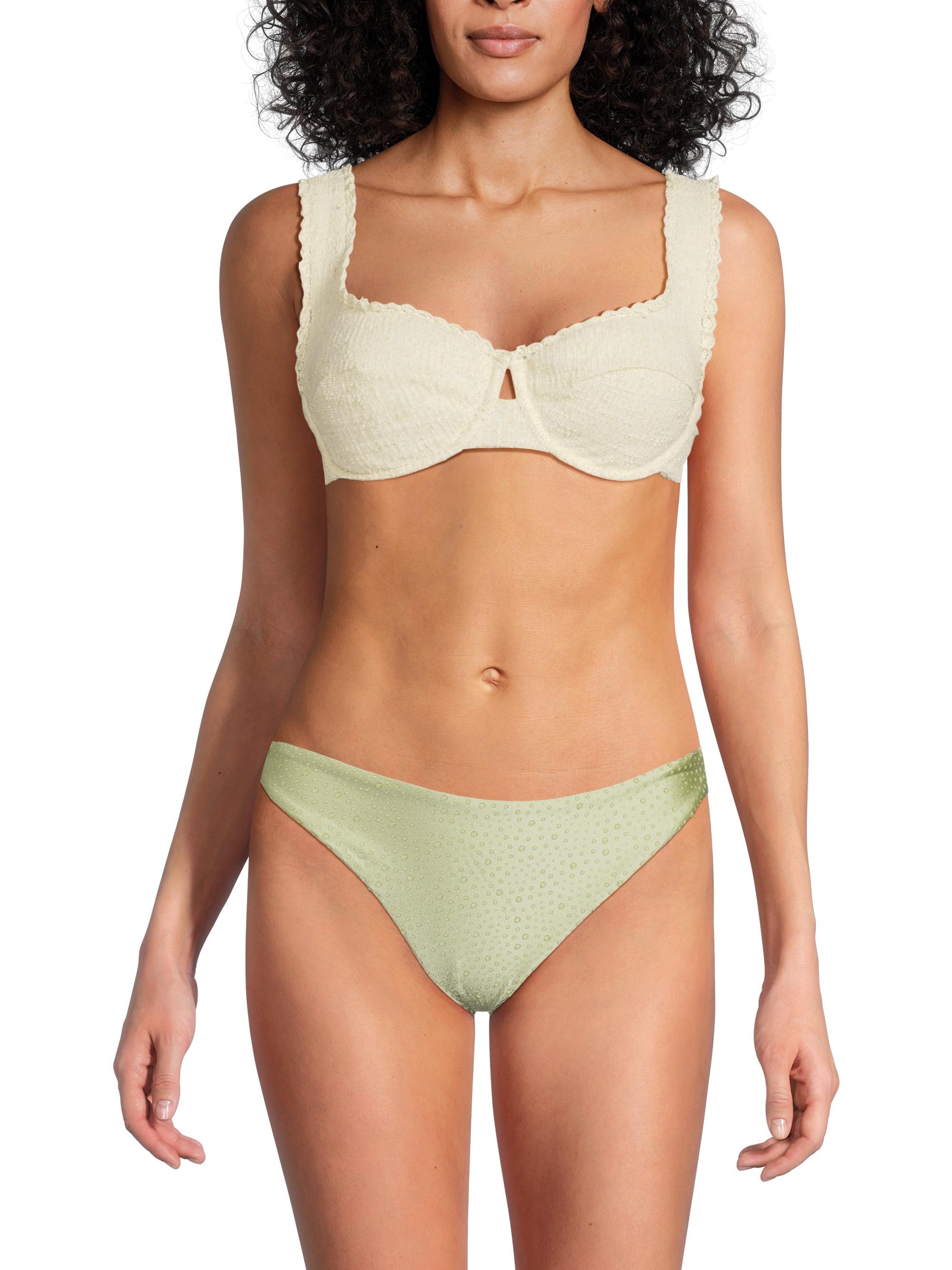 Click here for Simkhai Womens Klara Balconette Bikini Top - Ivory... prices
