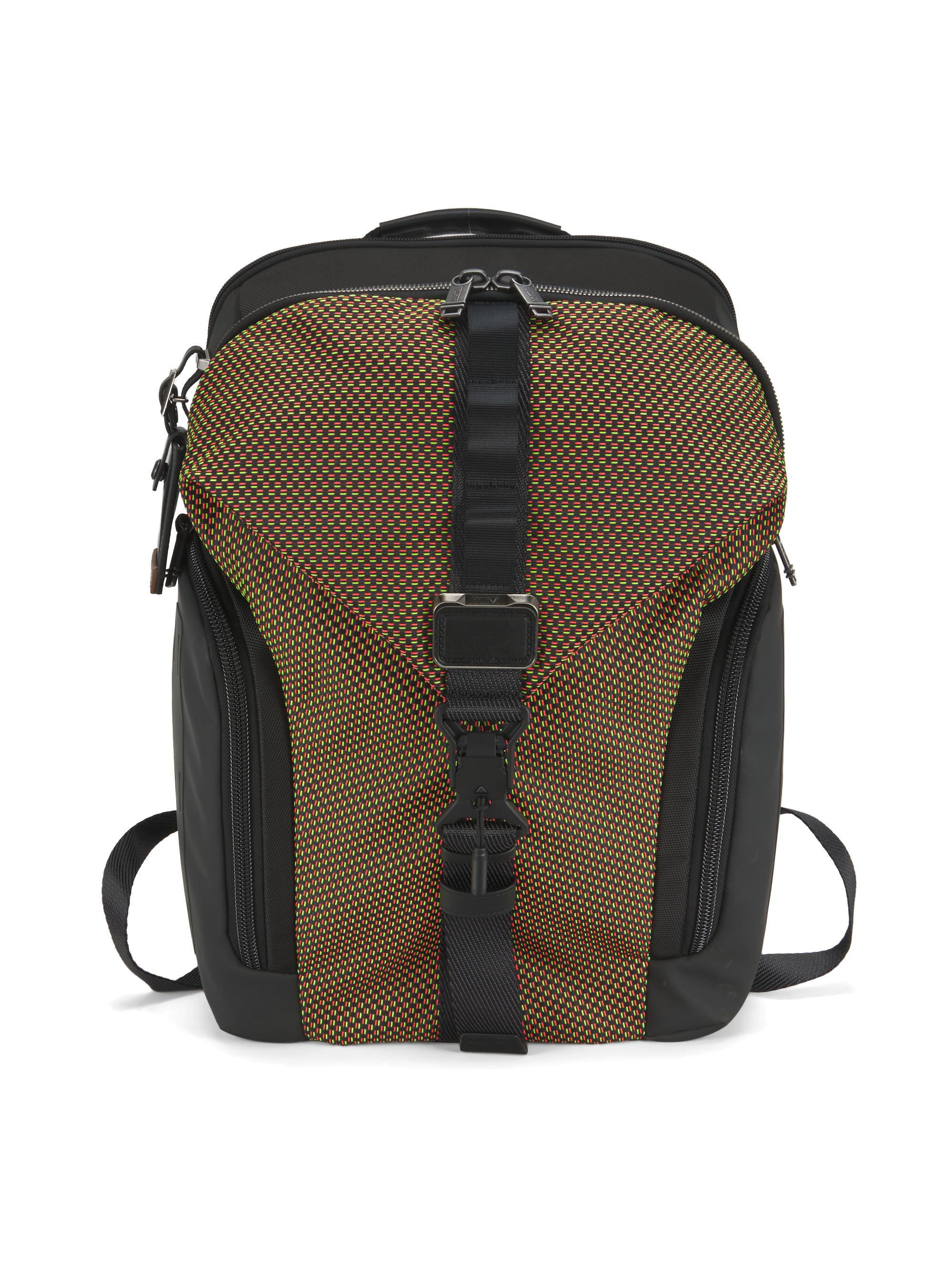 Click here for Tumi Mens Barksdale Backpack - Red Lime Black prices