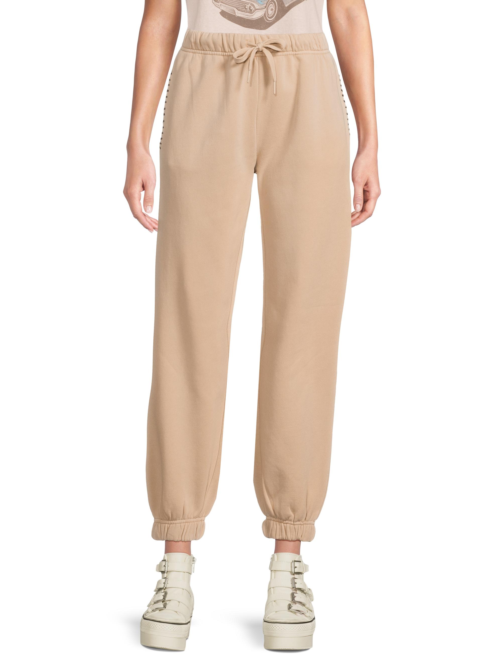 Click here for Vintage Havana Womens Garment-Dye Joggers With Con... prices