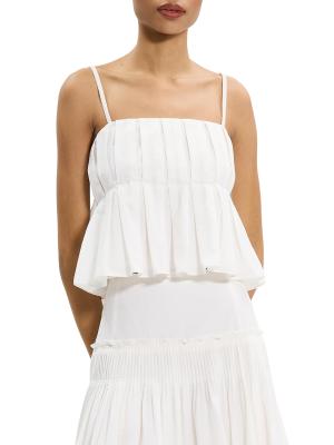 Theory Pleated Hi-Low Cami on SALE | Saks OFF 5TH