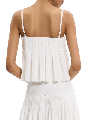 Theory Pleated Hi-Low Cami on SALE | Saks OFF 5TH
