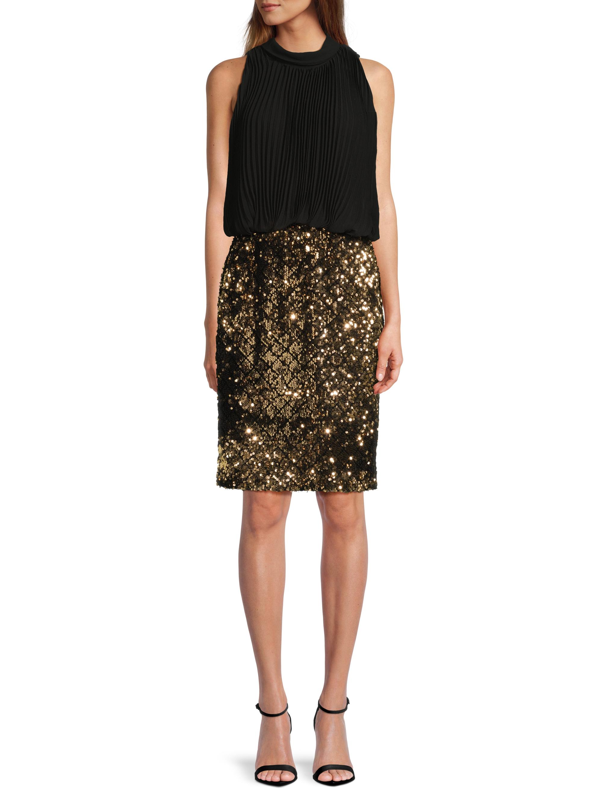 Click here for Karl Lagerfeld Paris Womens Sleeveless Sequin Dres... prices