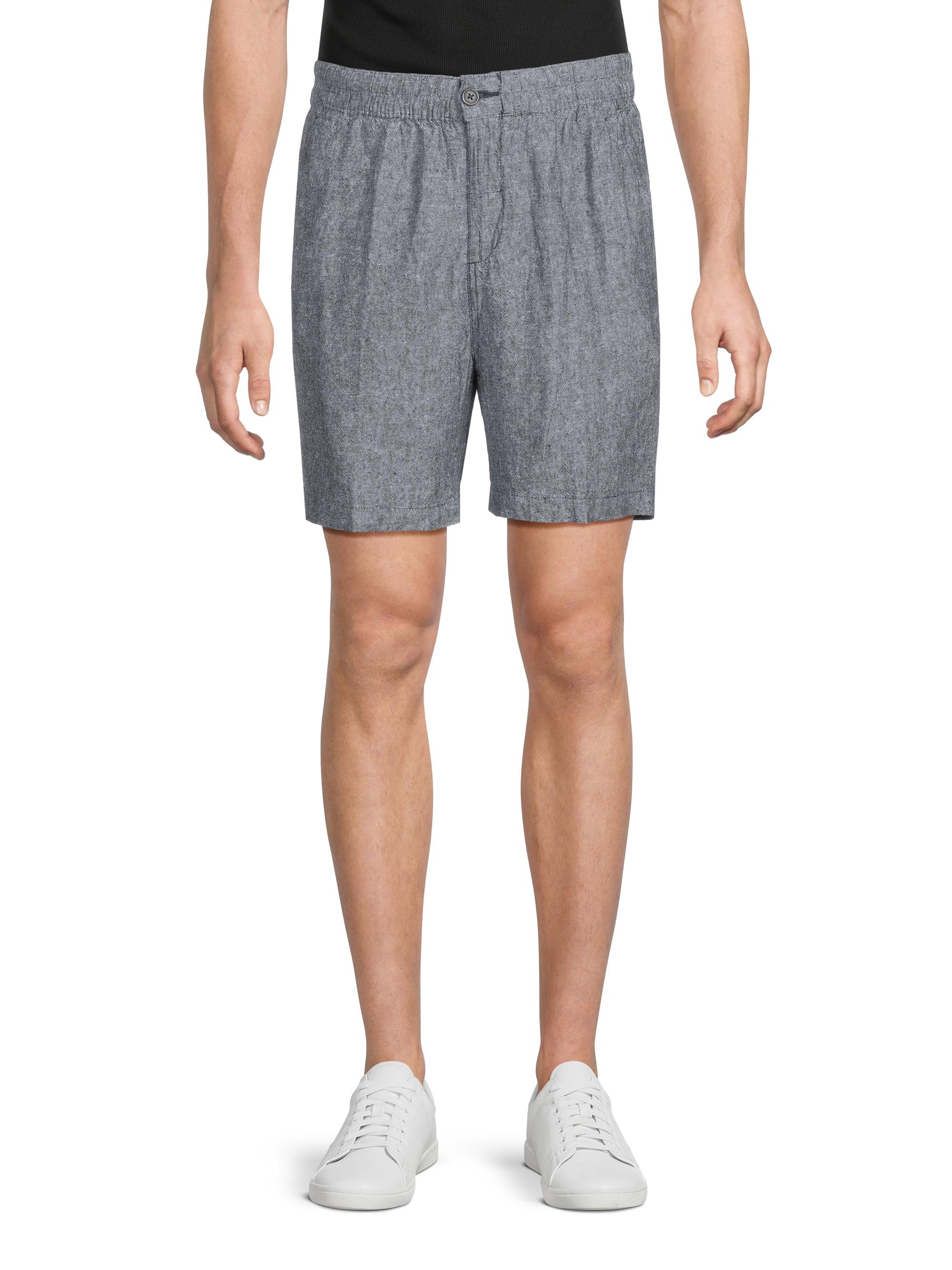 Click here for Saks Fifth Avenue Mens Linen-Blend Pull-On Shorts... prices