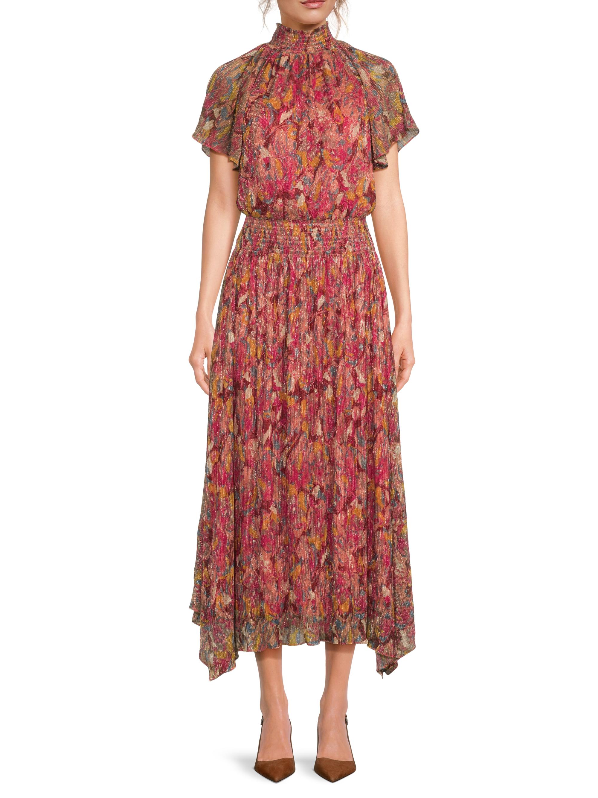 Click here for Ramy Brook Womens Jerry Metallic-Blend Maxi Dress... prices