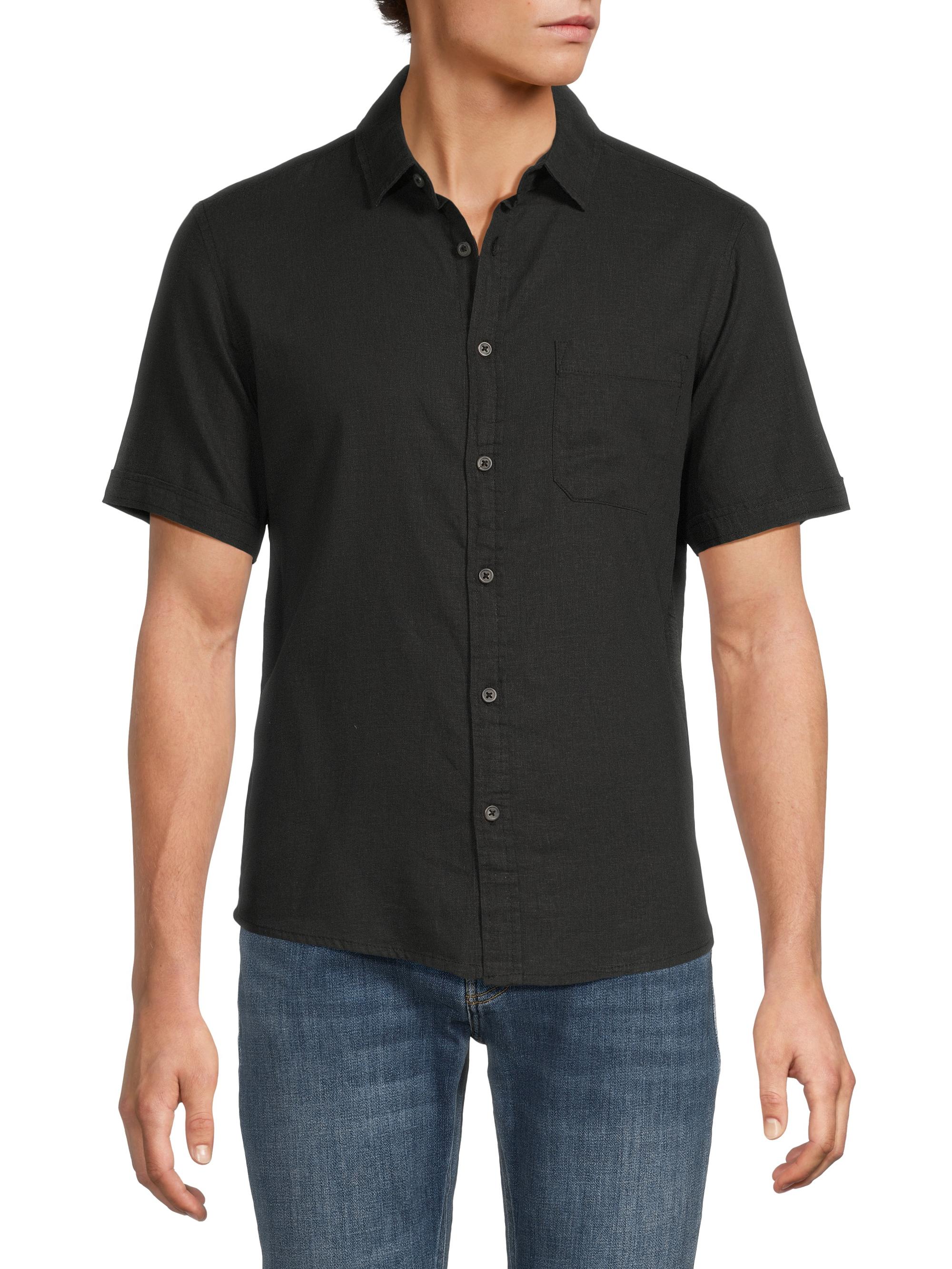 Click here for Saks Fifth Avenue Mens Linen-Blend Long-Sleeve Spo... prices