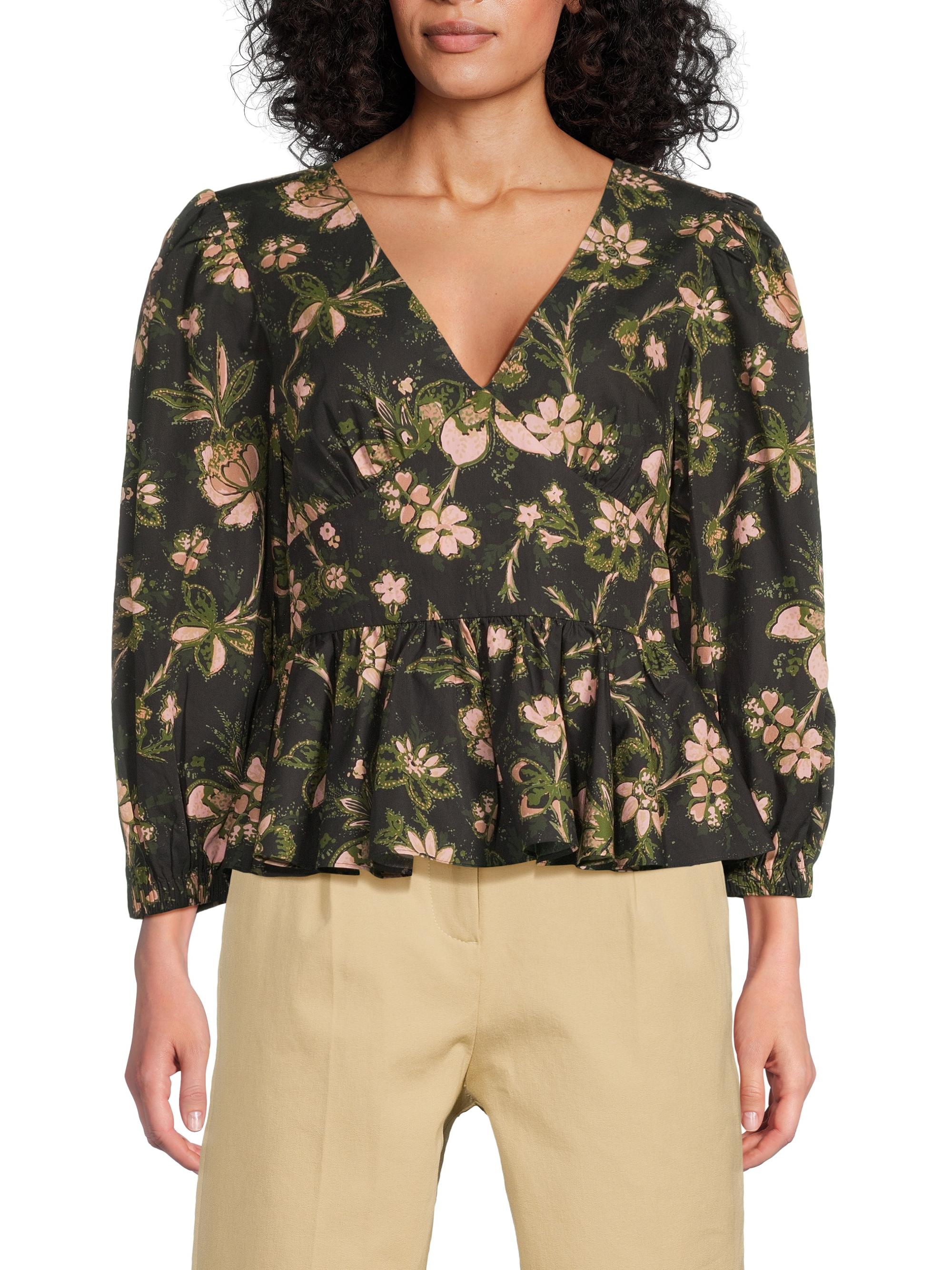 Click here for Derek Lam 10 Crosby Womens Savannah Floral Cotton... prices