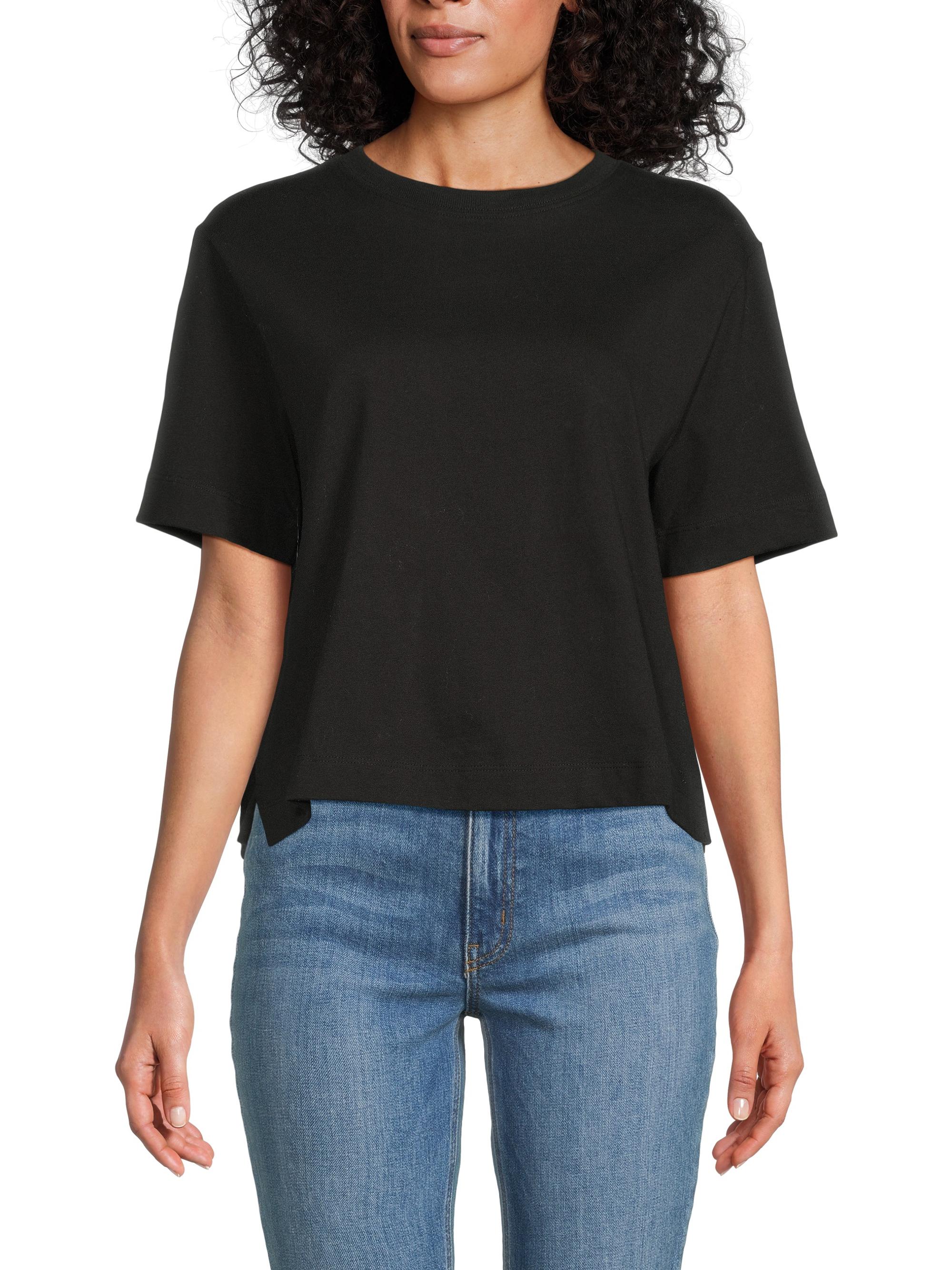 Click here for Derek Lam 10 Crosby Womens Miranda Crewneck Cotton... prices