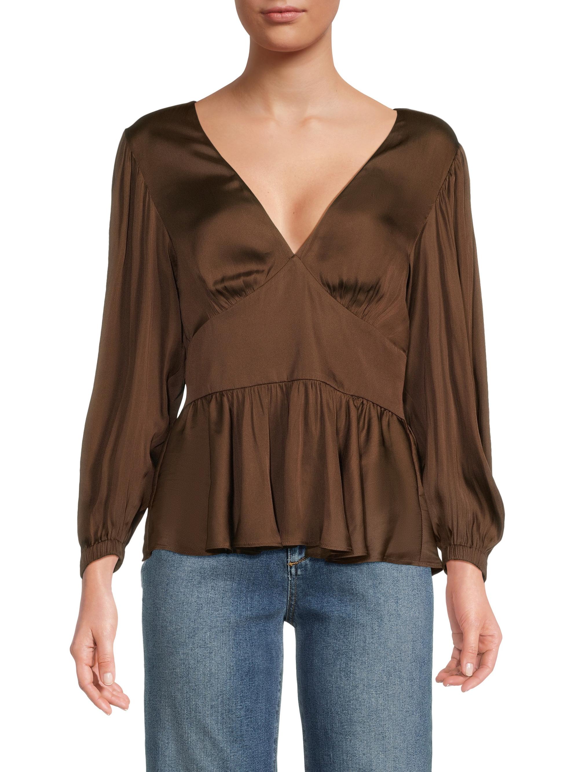 Click here for Derek Lam 10 Crosby Womens Savannah Plunging V-Nec... prices