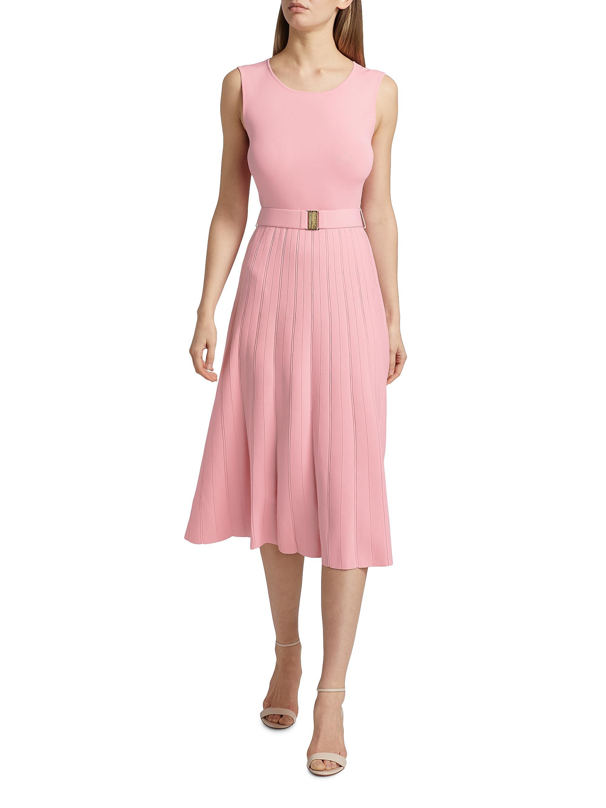 Click here for Elie Tahari Womens The Sumner Belted Knit Fit & Fl... prices