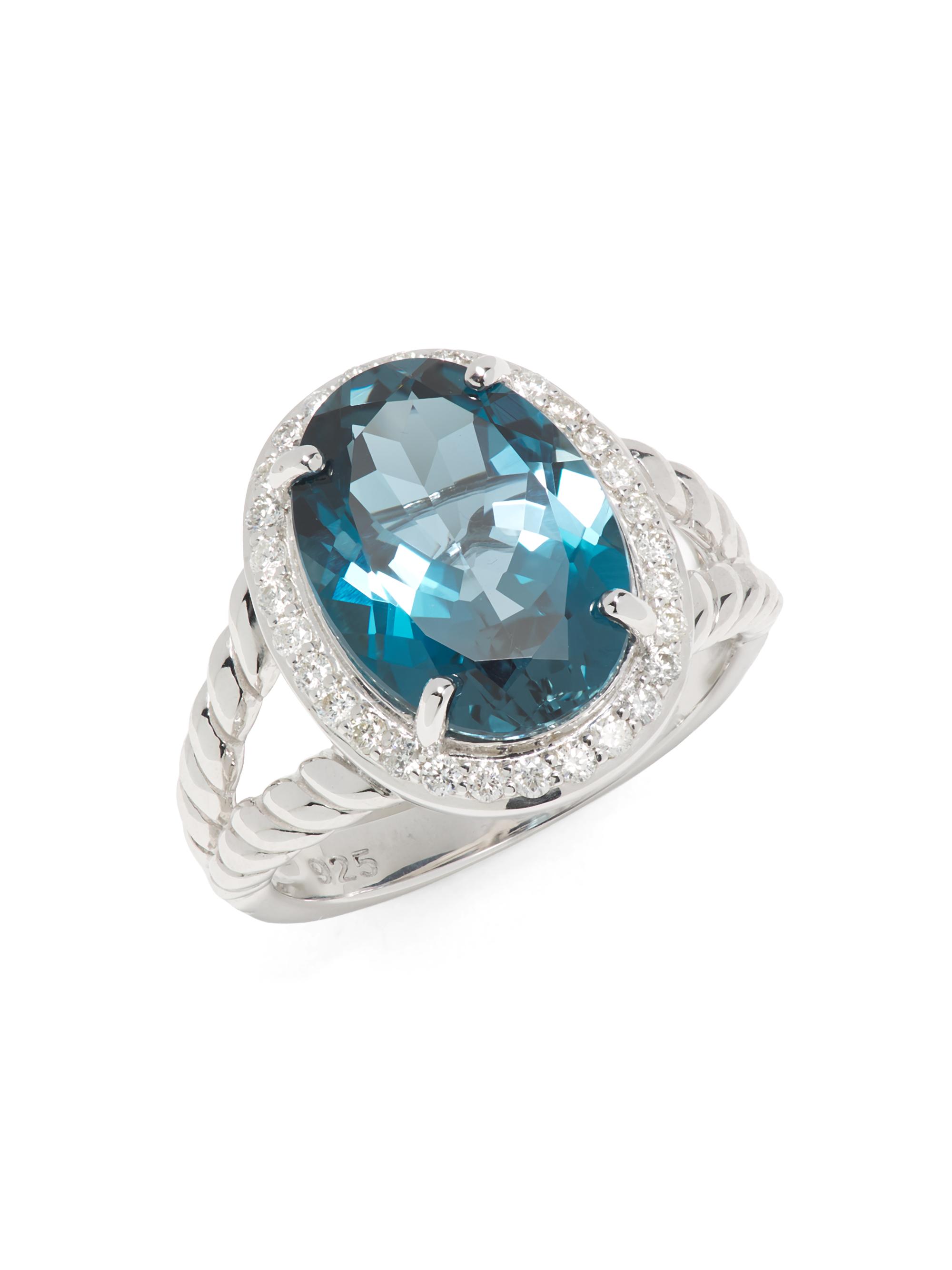 Click here for Effy Eny Womens Sterling Silver  London Blue Topaz... prices
