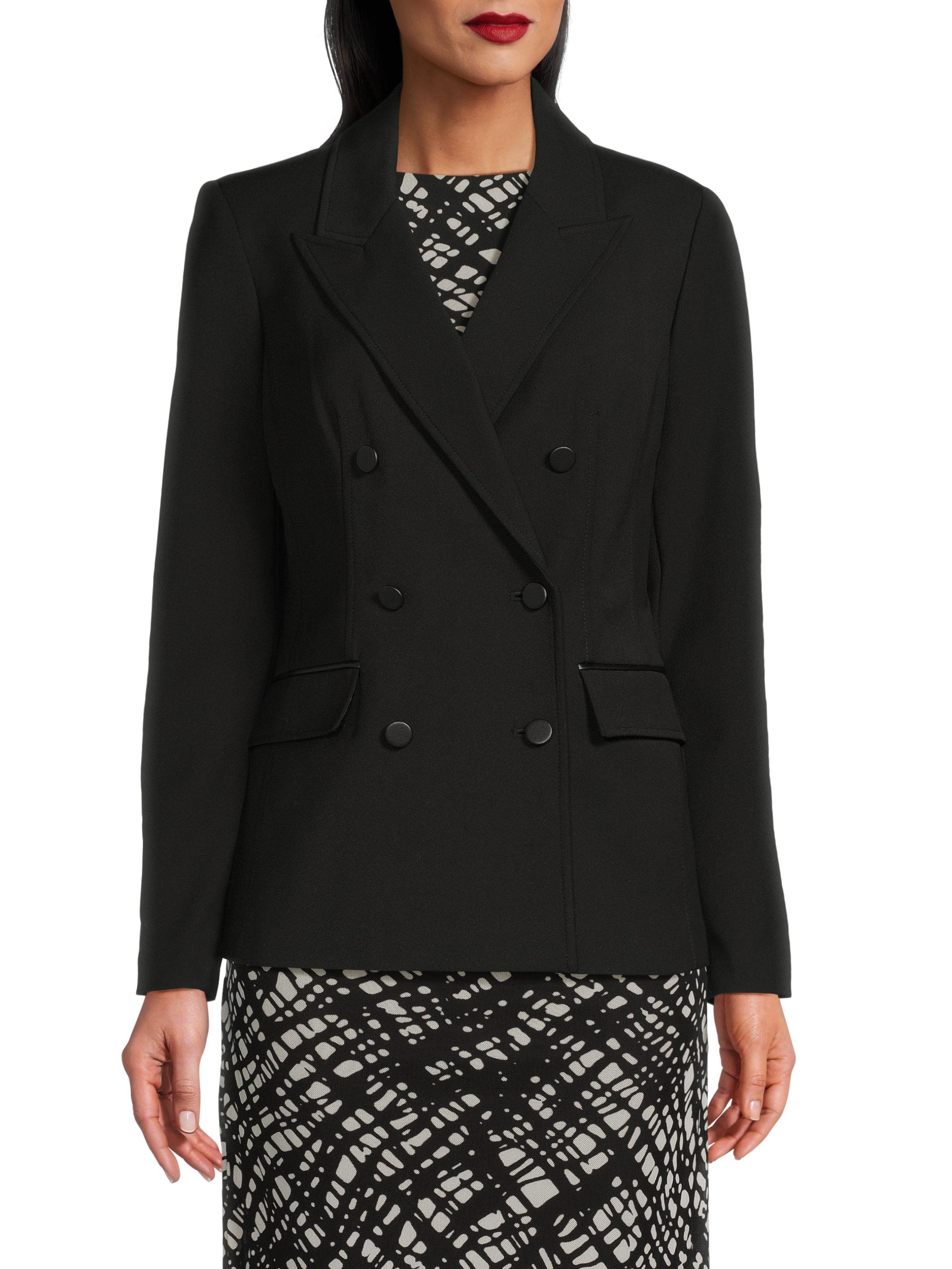 Click here for Dkny Womens Double Breasted Long Sleeves Blazer -... prices