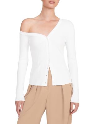 Staud Craftsman Asymmetric Sweater on SALE | Saks OFF 5TH
