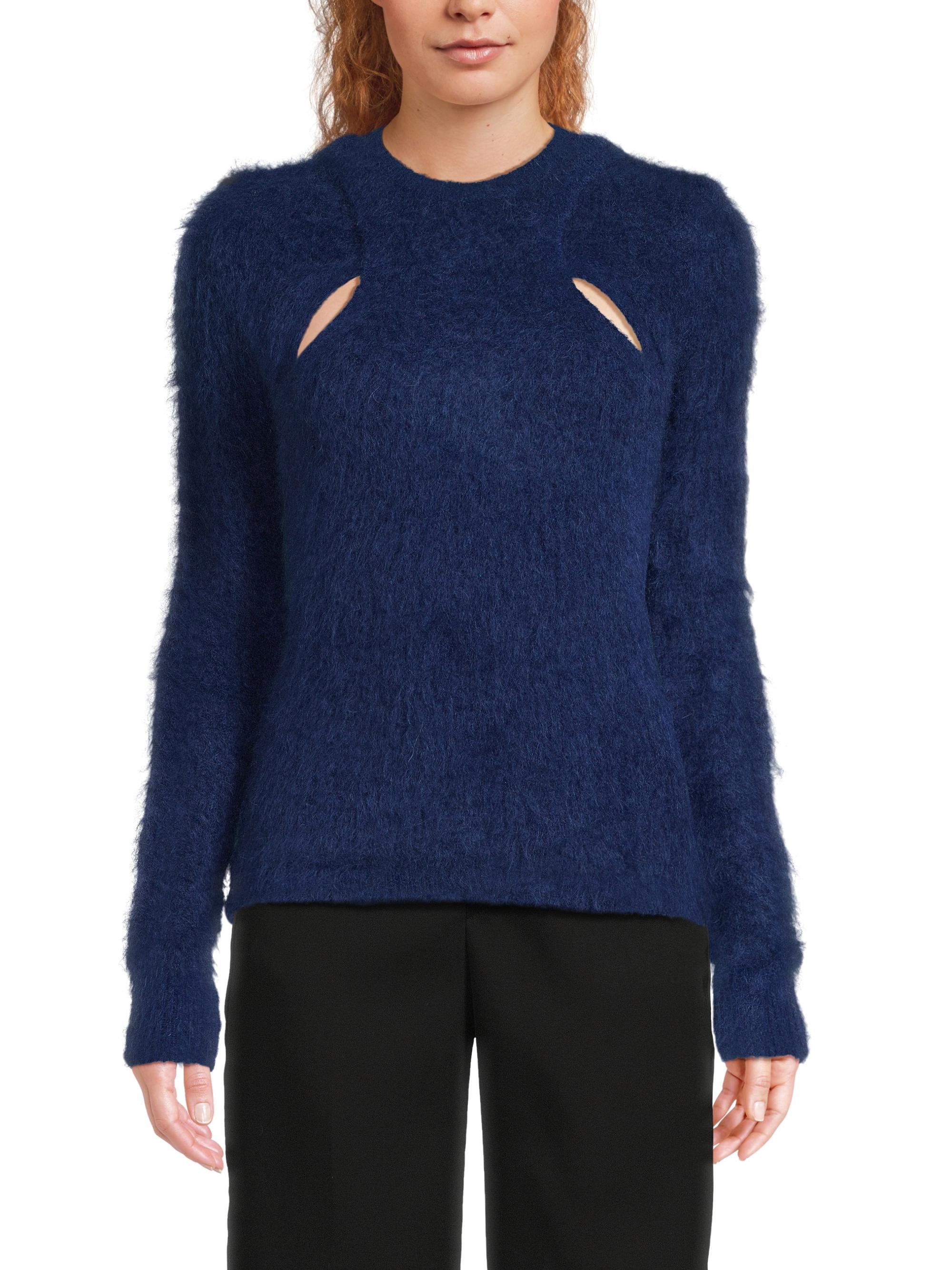Click here for Isabel Marant Womens Cutout Mohair-Blend Knit Swea... prices